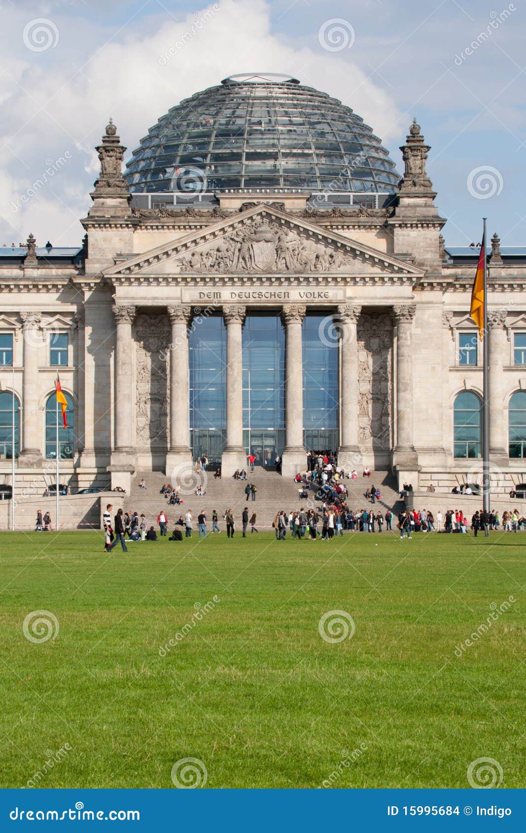 Reichstag a Berlino, Germania Immagine Stock Editoriale - Immagine di ...
