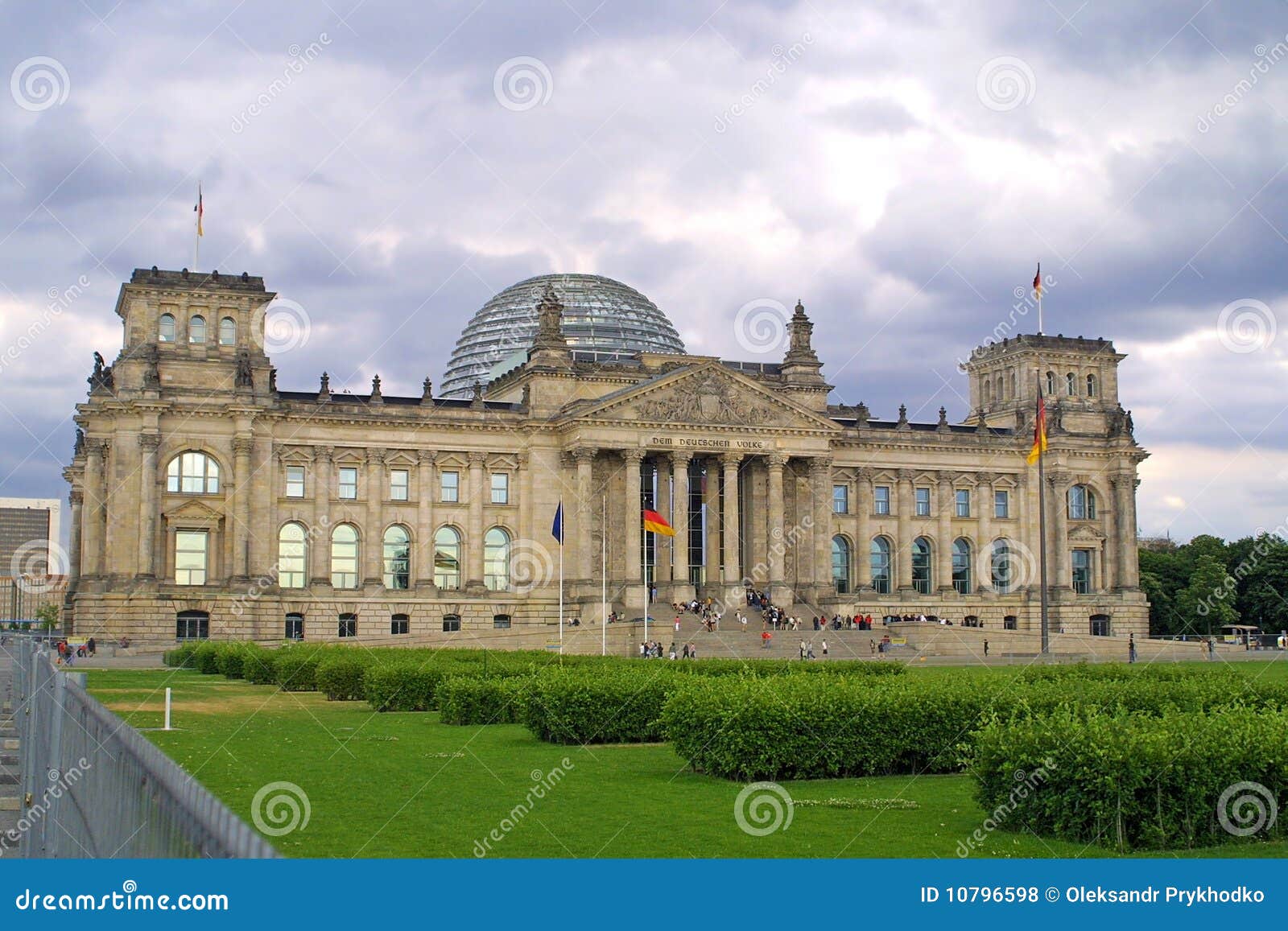 The Reichstag building stock photo. Image of famous, facade - 10796598