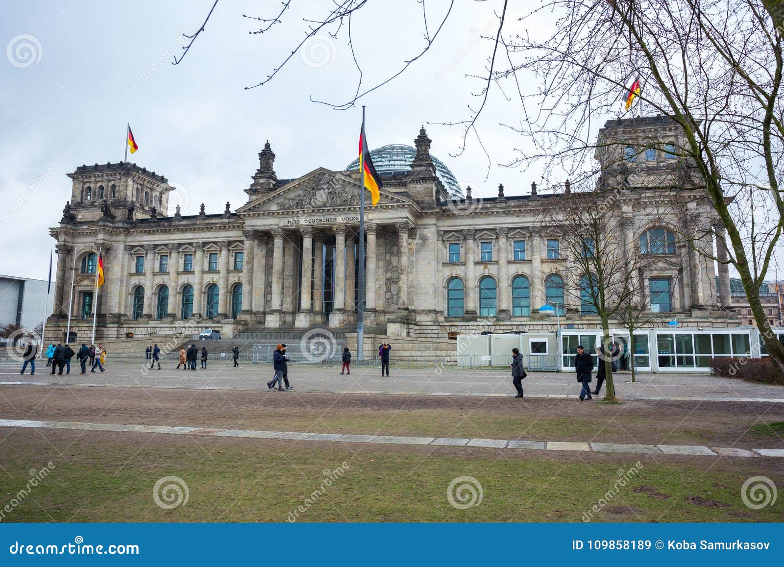 The Reichstag Building of German Government in Berlin Editorial Stock ...