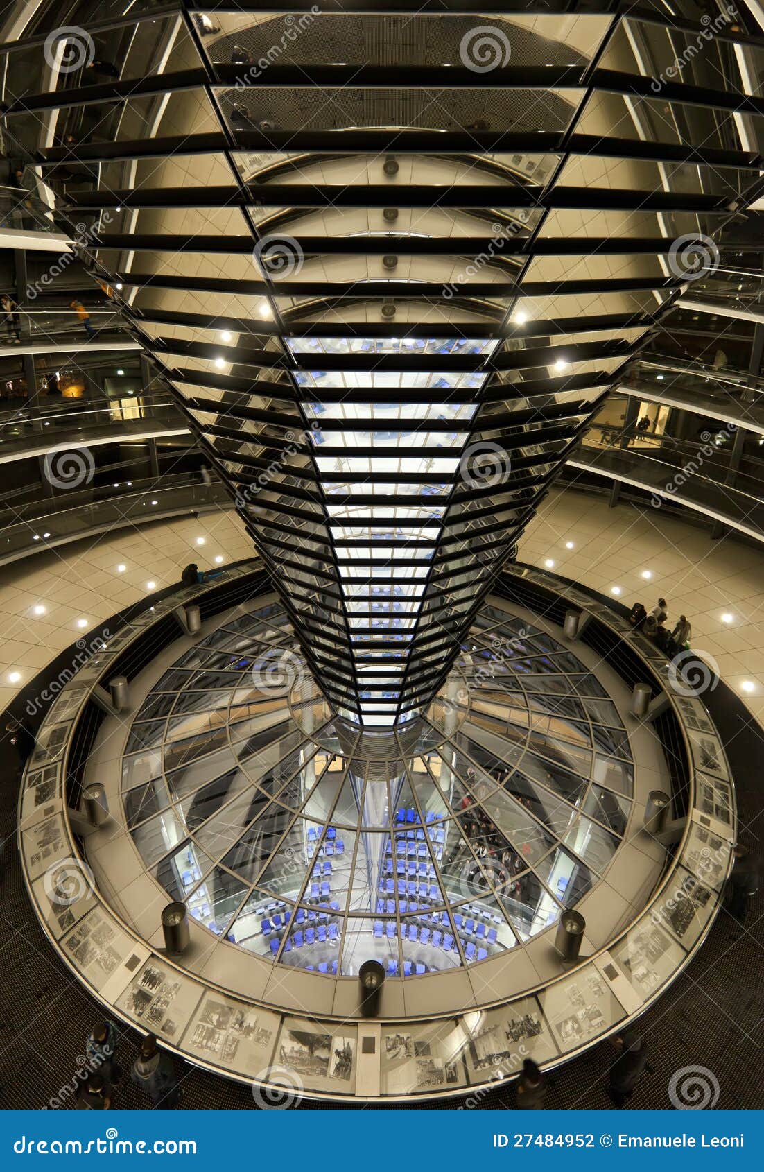 Reichstag Dome by Night, Berlin Stock Photo - Image of dome ...