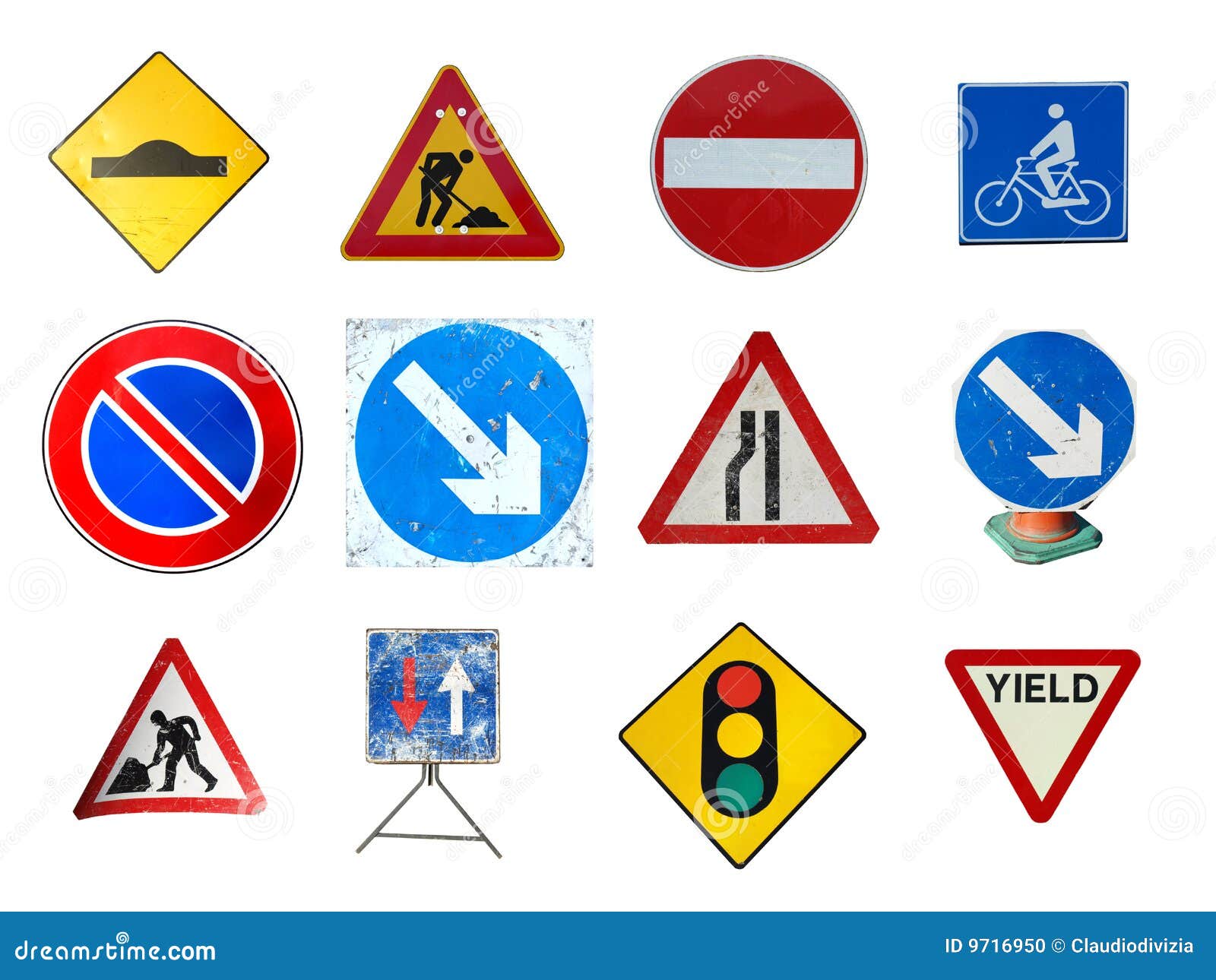 Reichweite Der Verkehrszeichen Stockfoto - Bild von symbol, transport ...