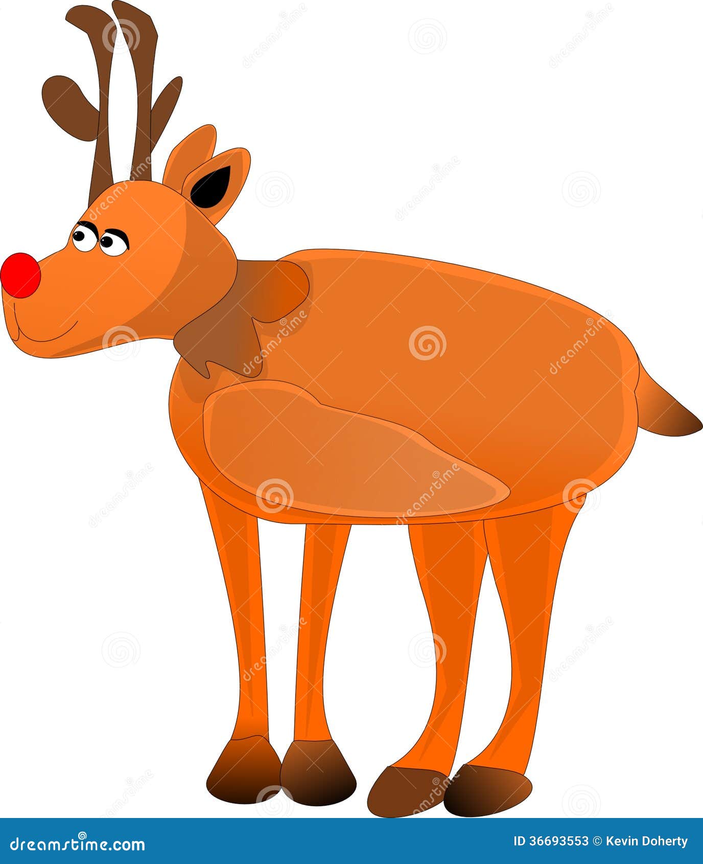 Reigndeer stock illustration. Illustration of happy, cute - 36693553