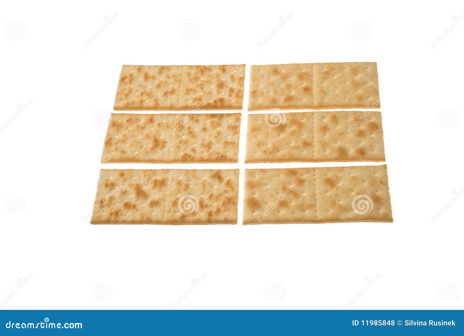 Reihen der Cracker stockfoto. Bild von biskuit, aperitif - 11985848