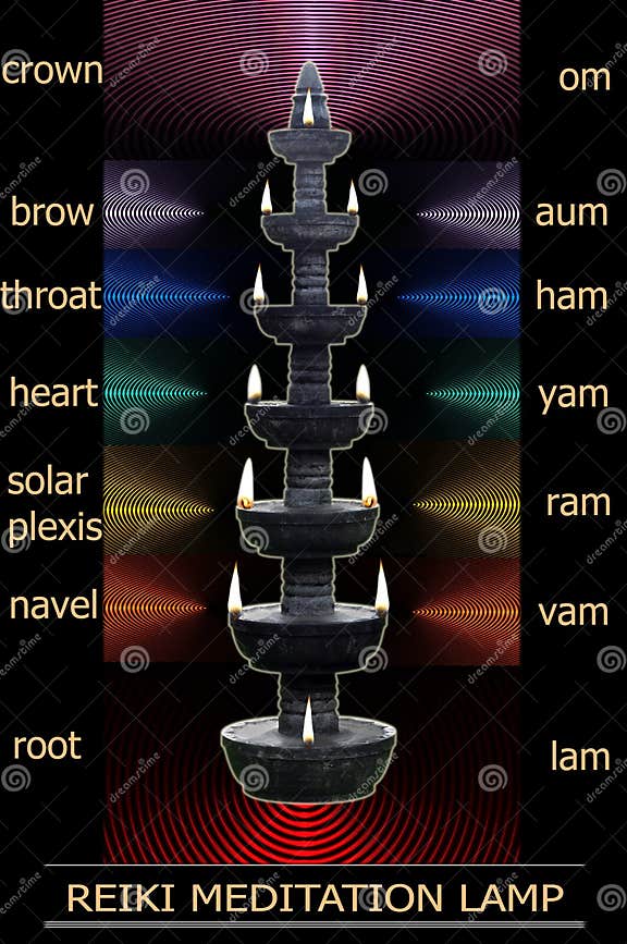 Reiki meditation lamp stock image. Image of supernatural - 20879667