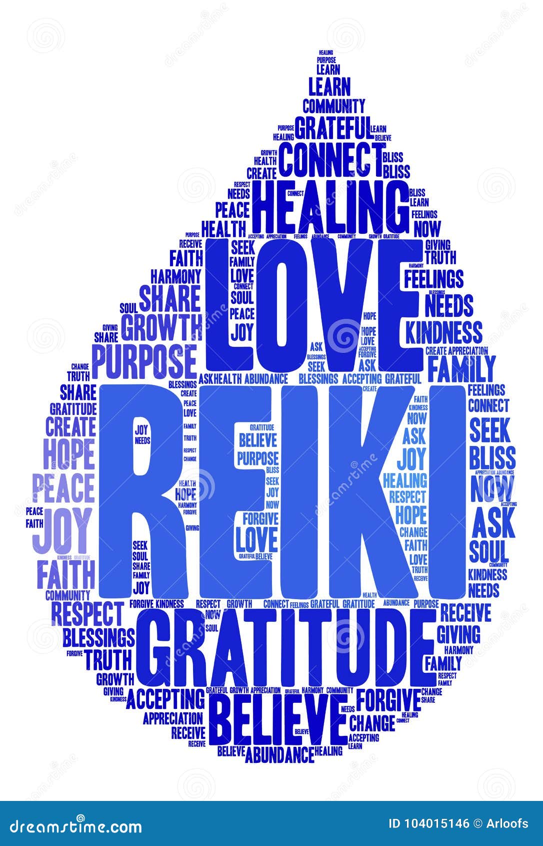 Reiki Word Cloud stock illustration. Illustration of accepting - 104015146