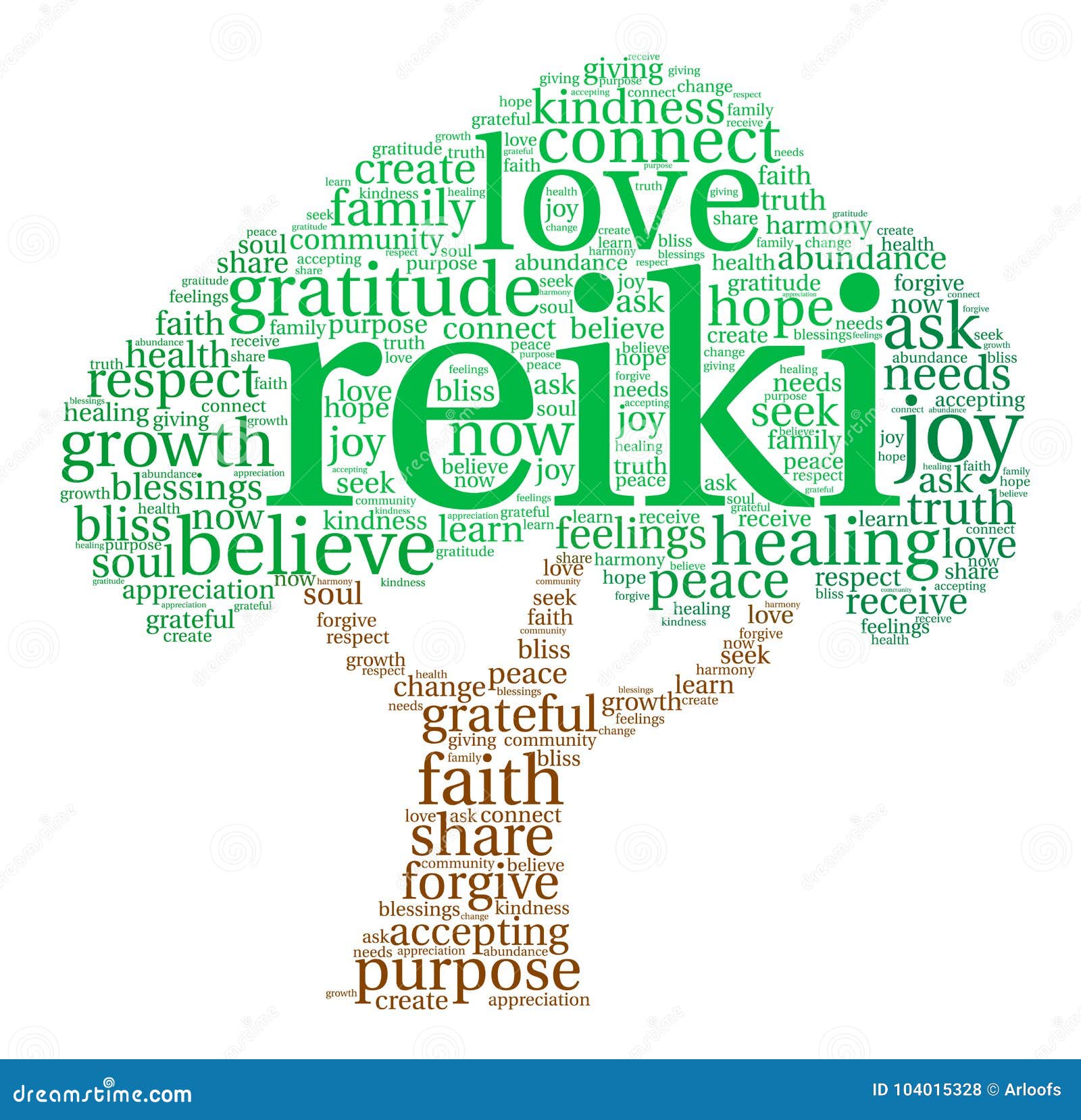 Reiki Word Cloud stock vector. Illustration of accepting - 104015328