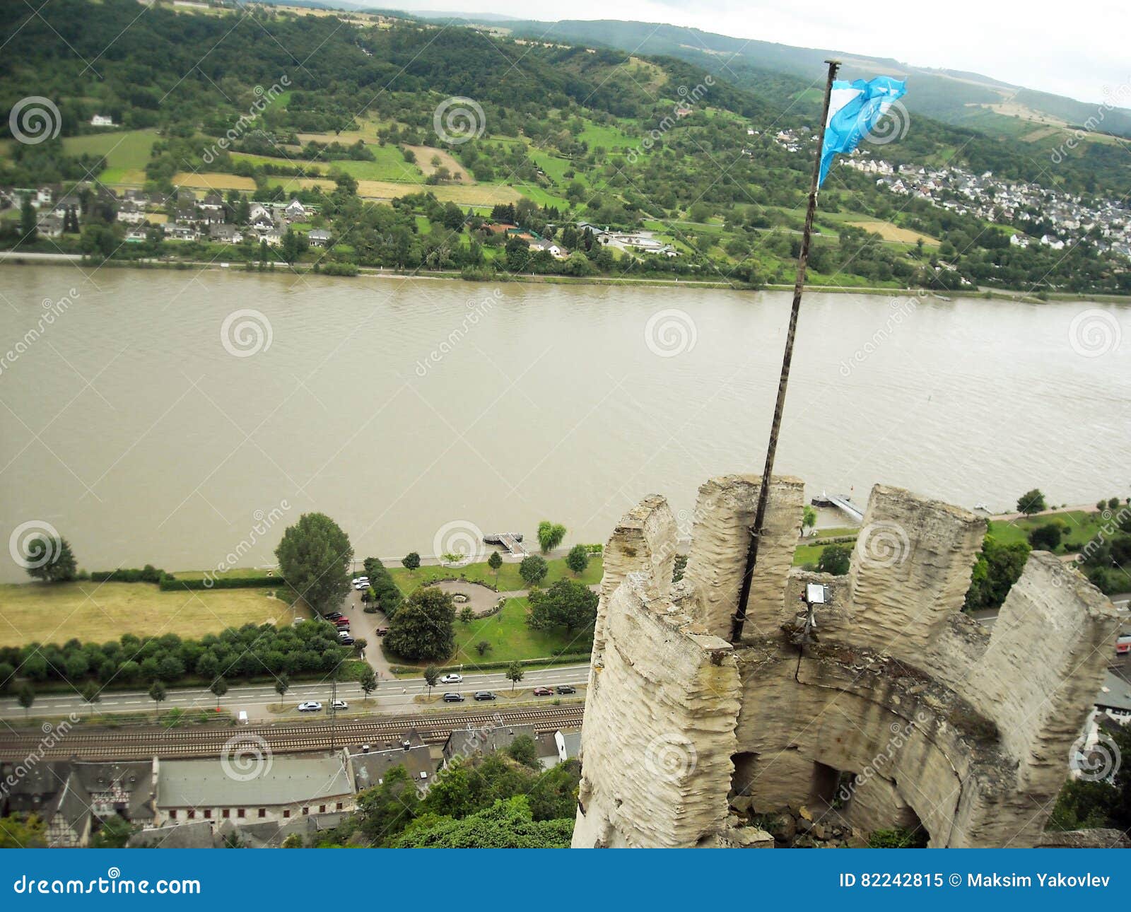 Rein stock image. Image of travel, germany, rein, rivers - 82242815