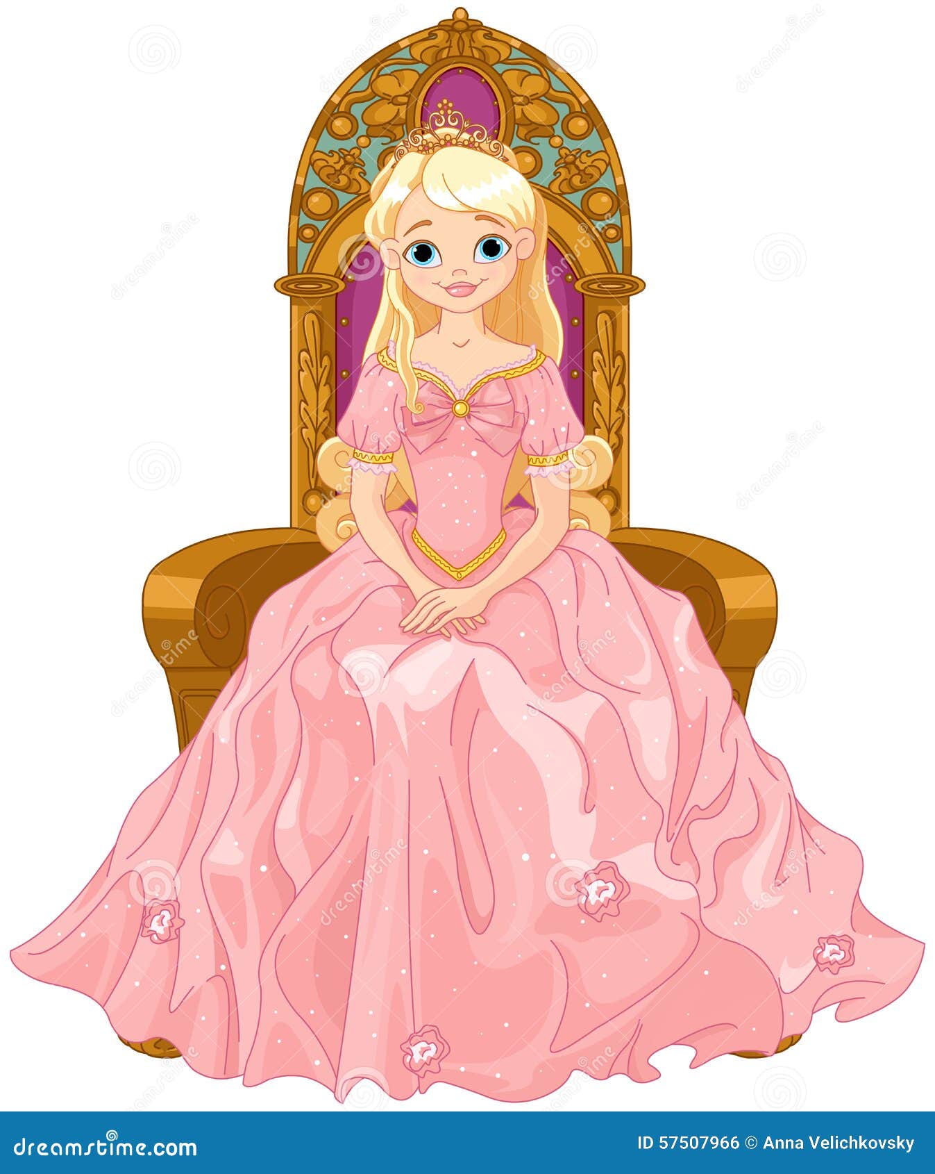 Reina joven ilustración del vector. Ilustración de arqueamiento - 57507966