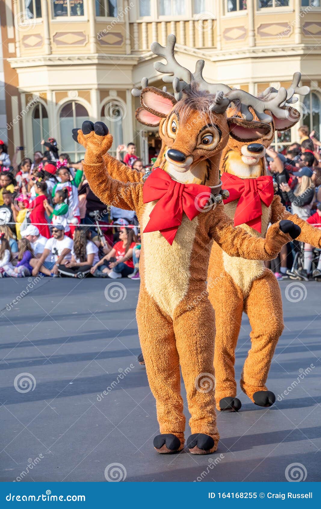Reindeer Character in the Christmastime Parade Editorial Image - Image ...