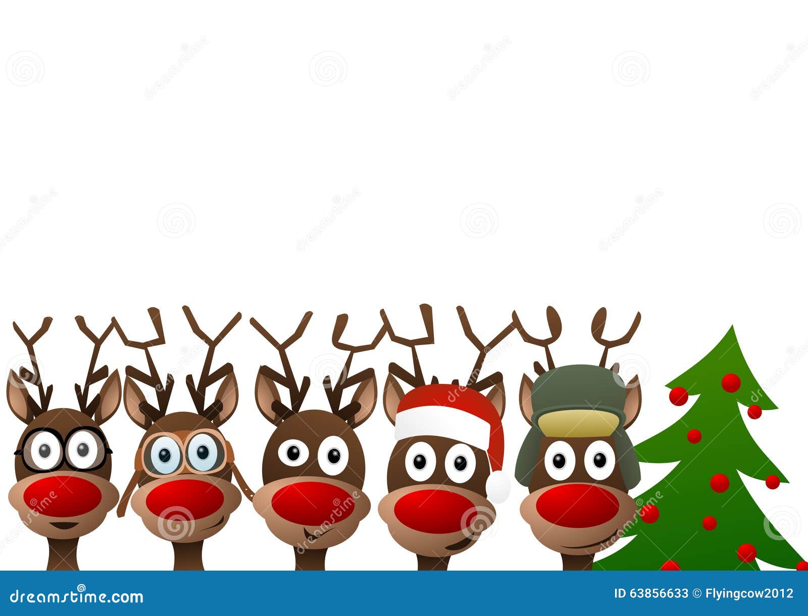 Reindeer stock illustration. Illustration of elements - 63856633