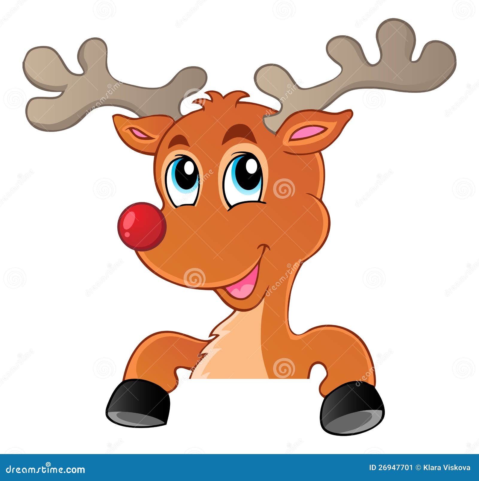 Reindeer theme image 3 stock vector. Illustration of cheerful - 26947701