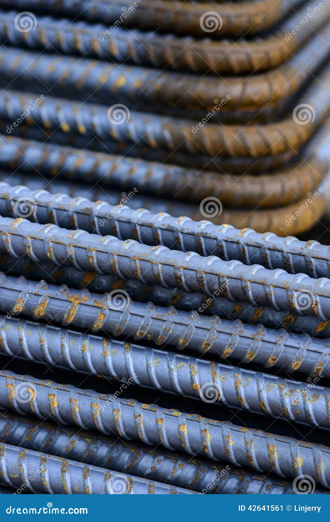 Reinforce steel iron rod stock image. Image of gray, engineering - 42641561