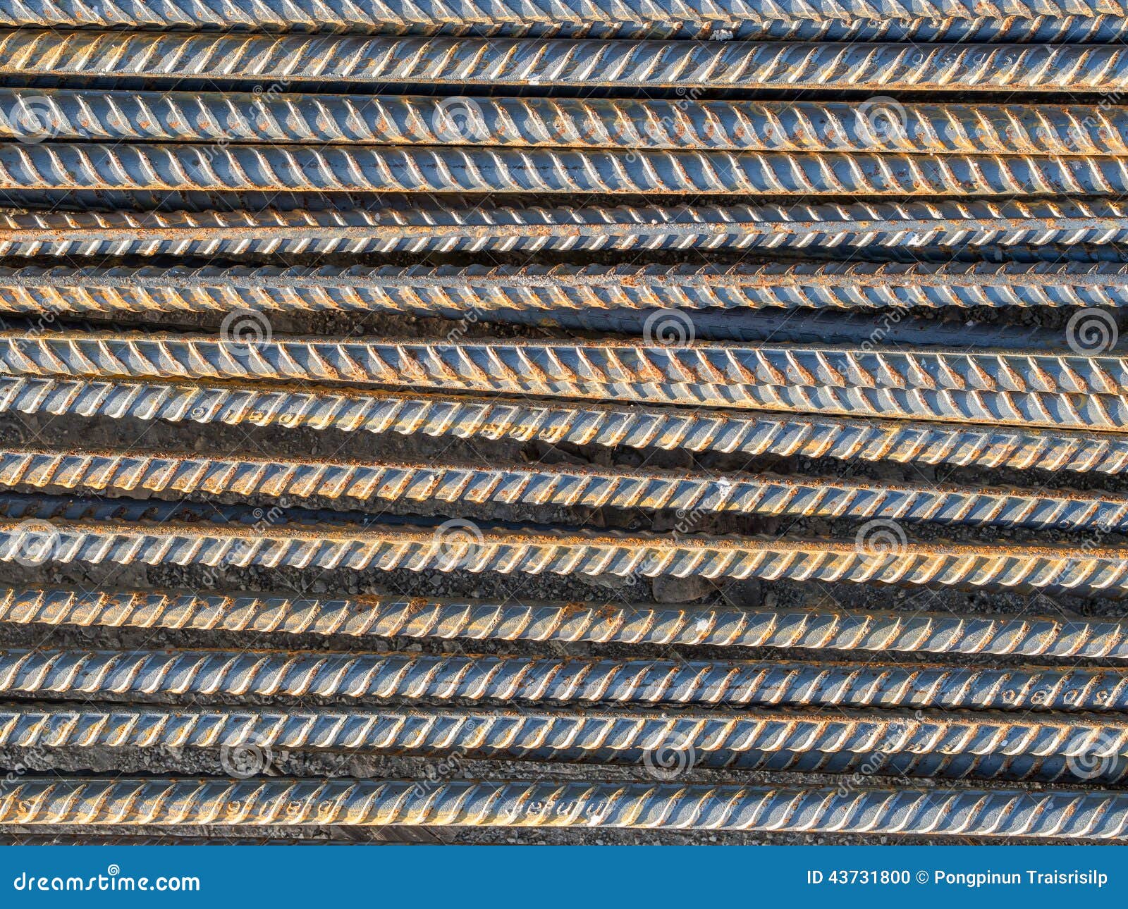 Reinforce steel rod stock photo. Image of industry, material - 43731800