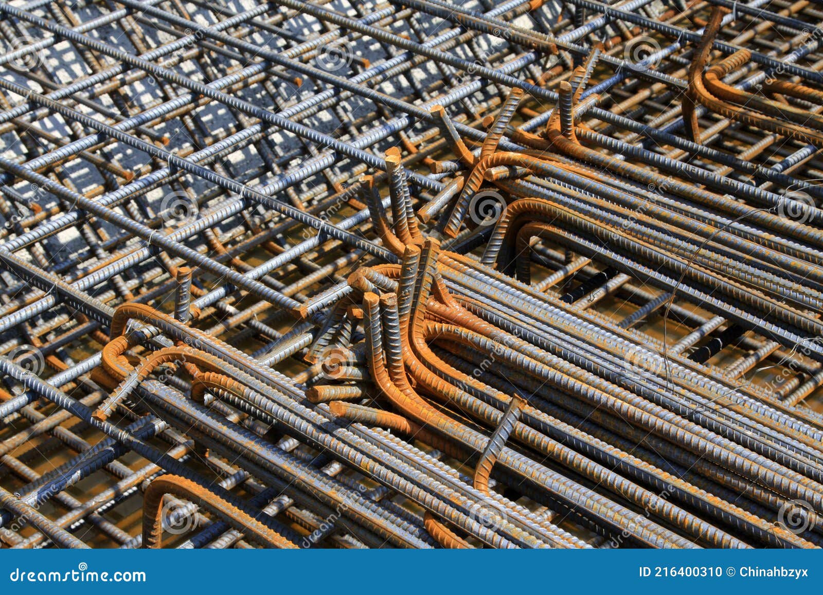 Reinforced Concrete Casting Framework Stock Photo - Image of real, site ...