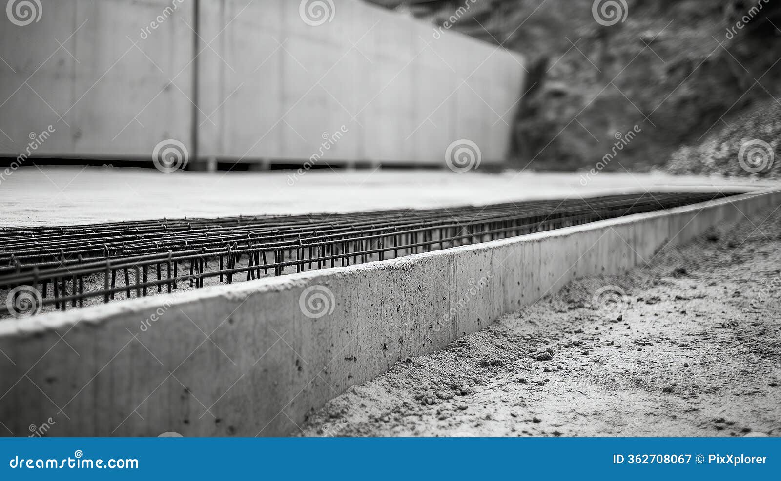 Concrete Rectangular Pavers In Front Of The Pool Of A Compact Villa ...