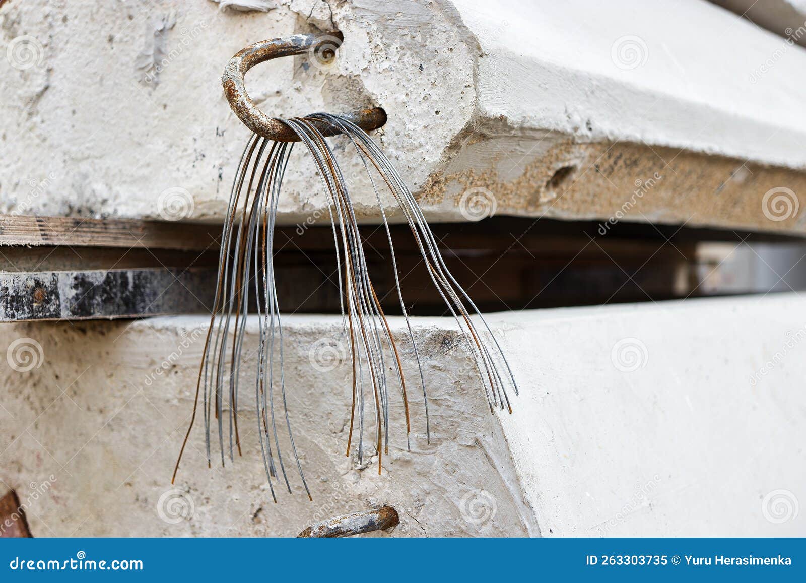 Reinforced Concrete Floor Slabs are Stored at the Construction Site ...