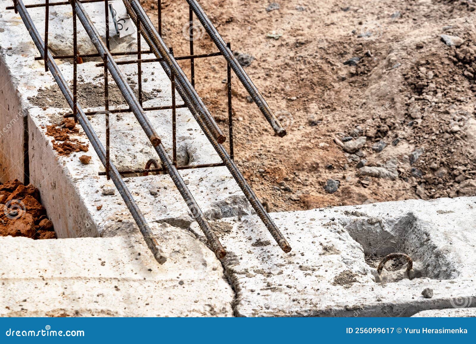 Reinforced Concrete Foundation of a Modern Monolithic Residential ... Reinforced Concrete Foundation of a Modern Monolithic Residential ...