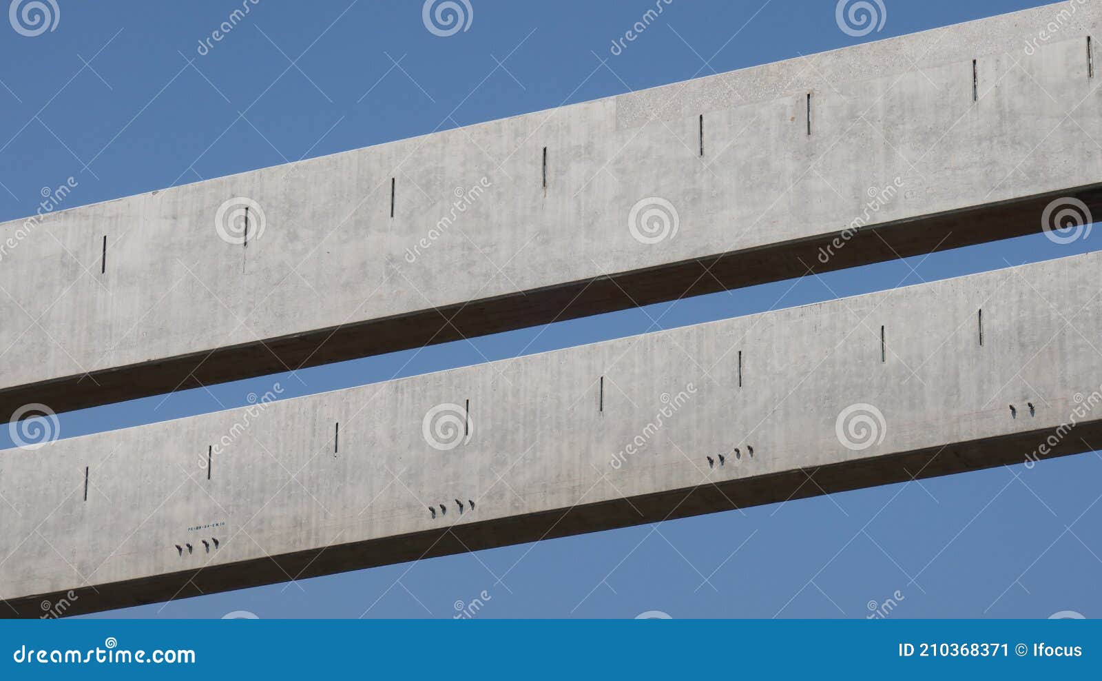 Reinforced-concrete Parallel Structures Stock Image - Image of parallel ...