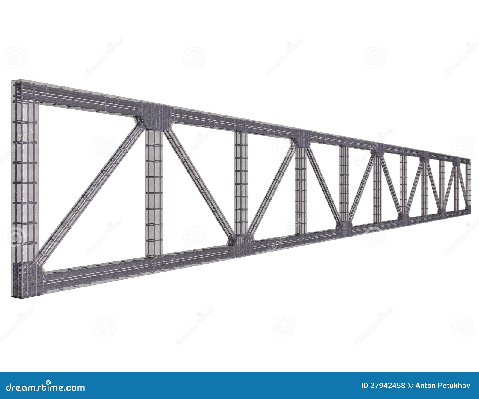 Reinforced Concrete Section Stock Illustration - Illustration of three ...