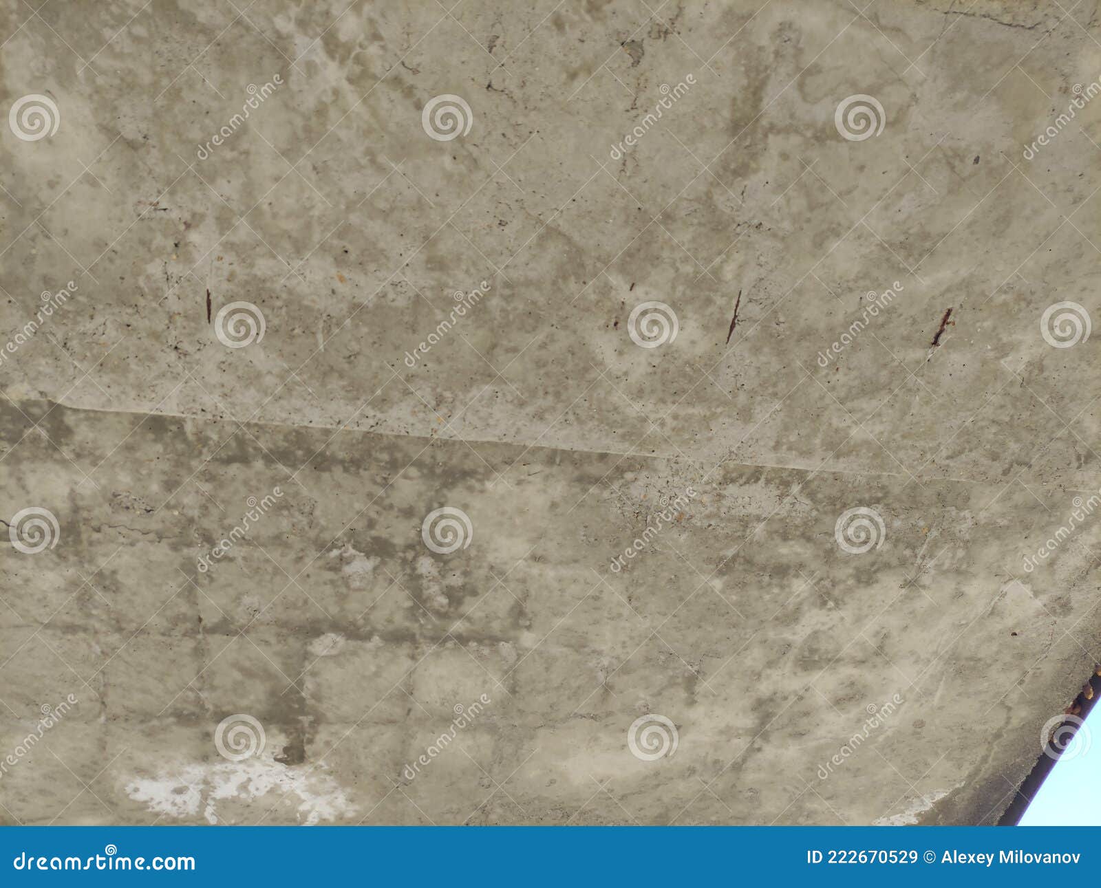 Reinforced Concrete Slab of the Balcony in the House Stock Image ...