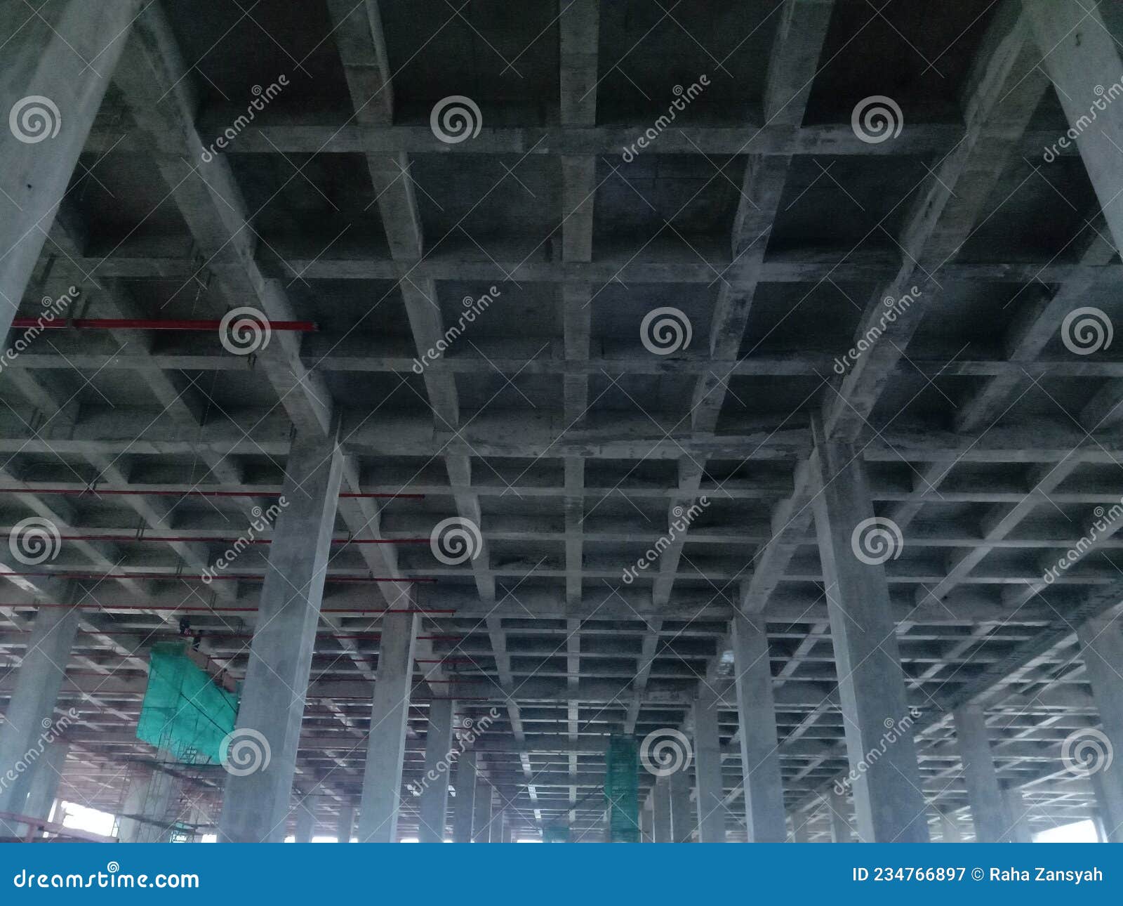 Reinforced Concrete Slabs and Beams Stock Image - Image of slabs, beams ...