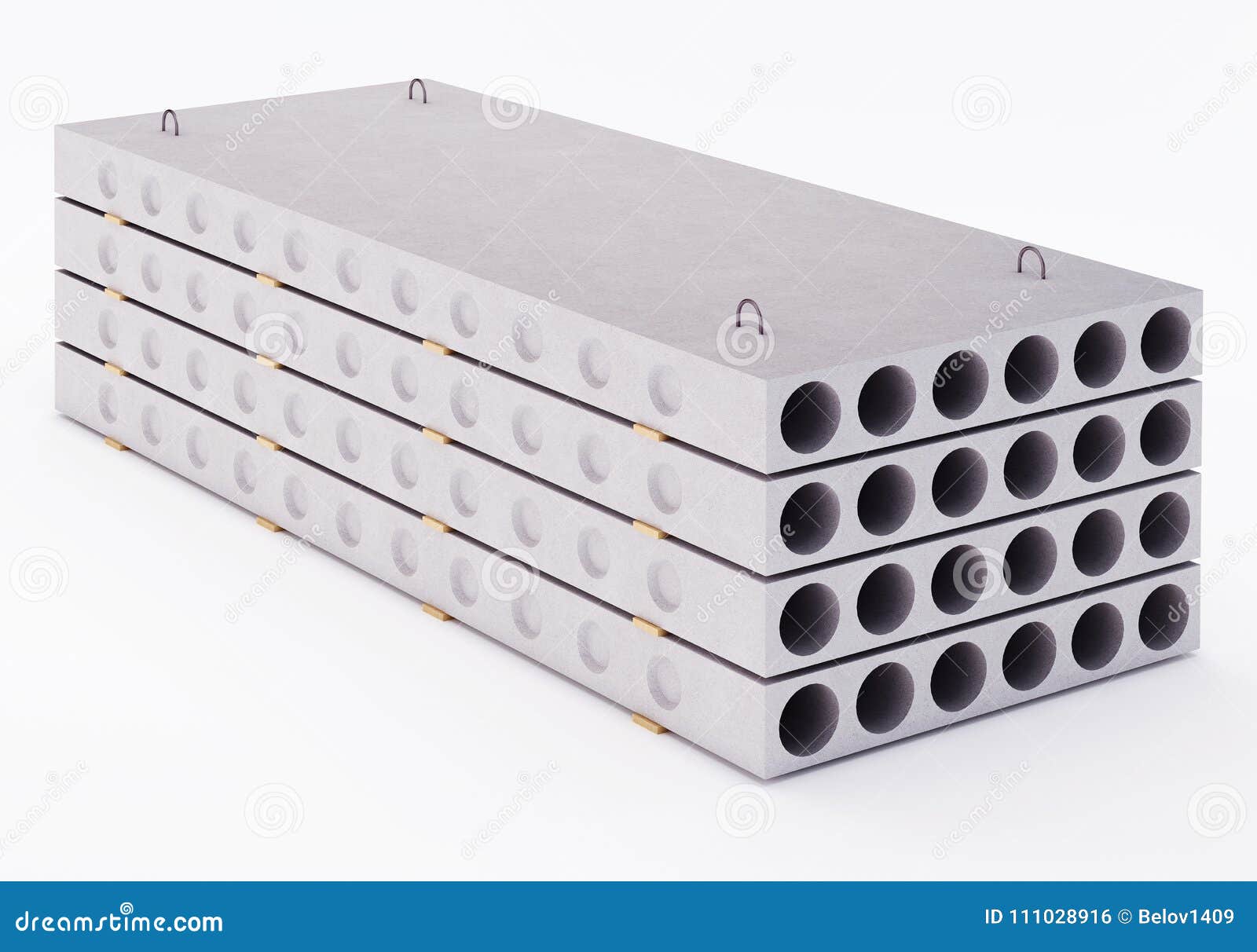 Stack Of Precast Reinforced Concrete Slabs Icon Cartoon Vector ...