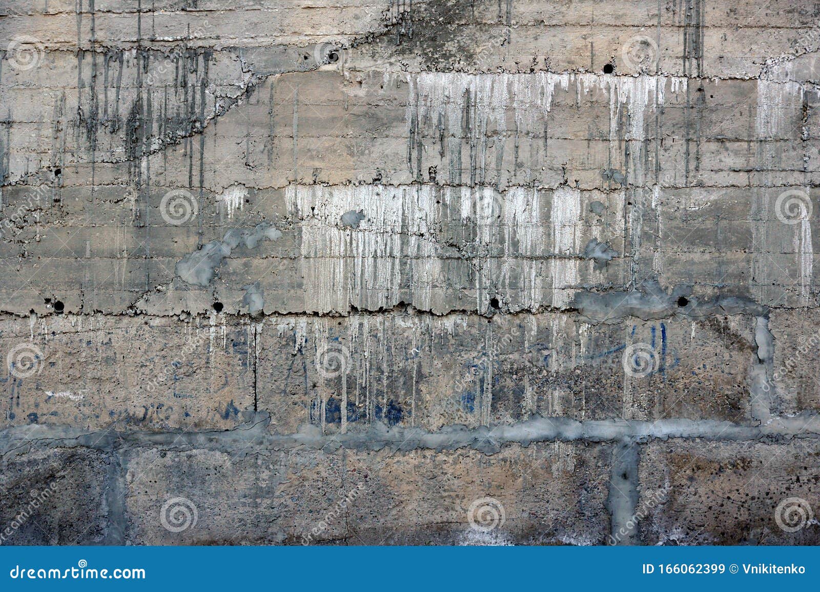 Reinforced concrete wall stock image. Image of pattern - 166062399