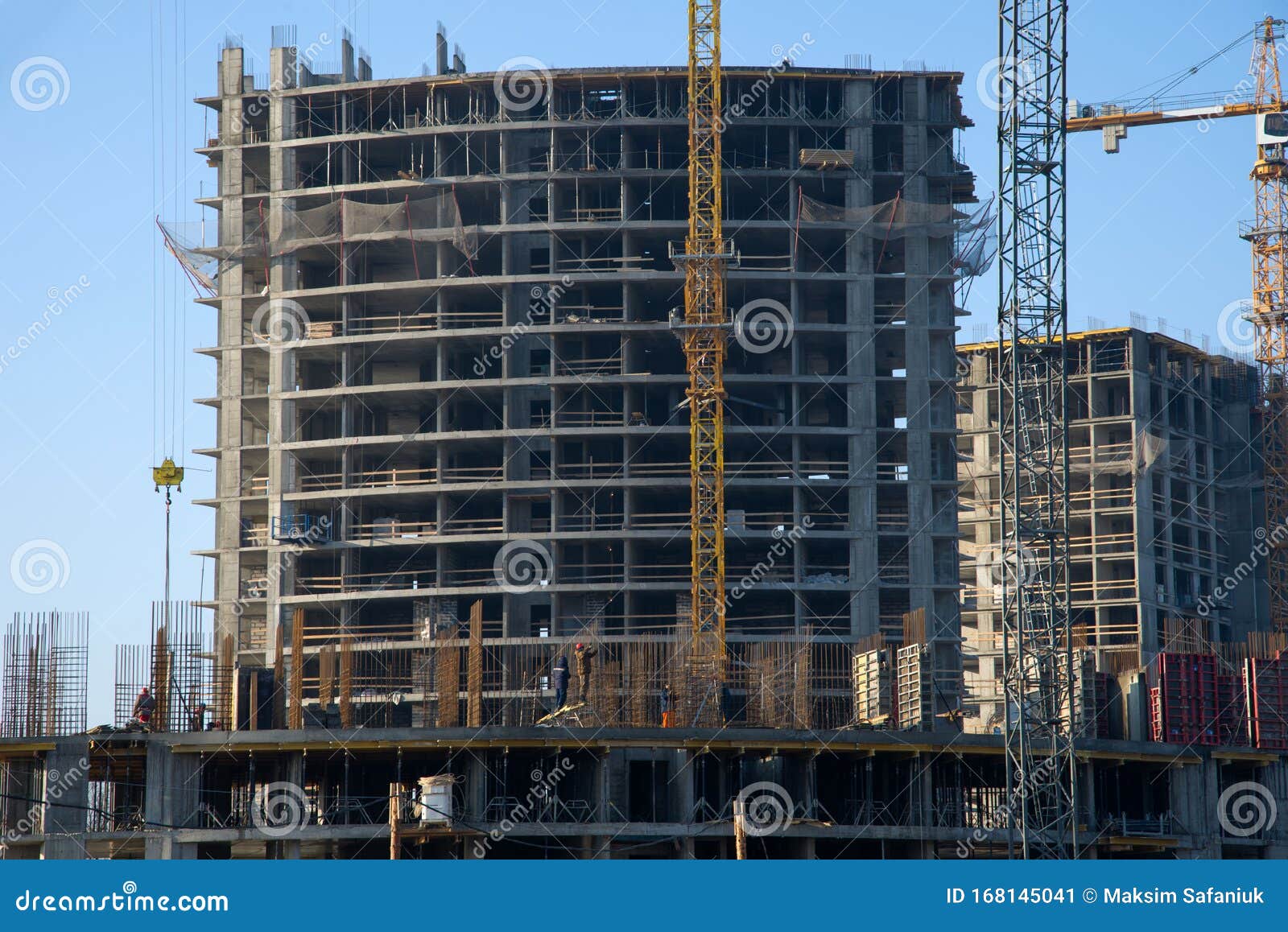 Reinforced Formwork Concrete for the during Construction Foundation ...