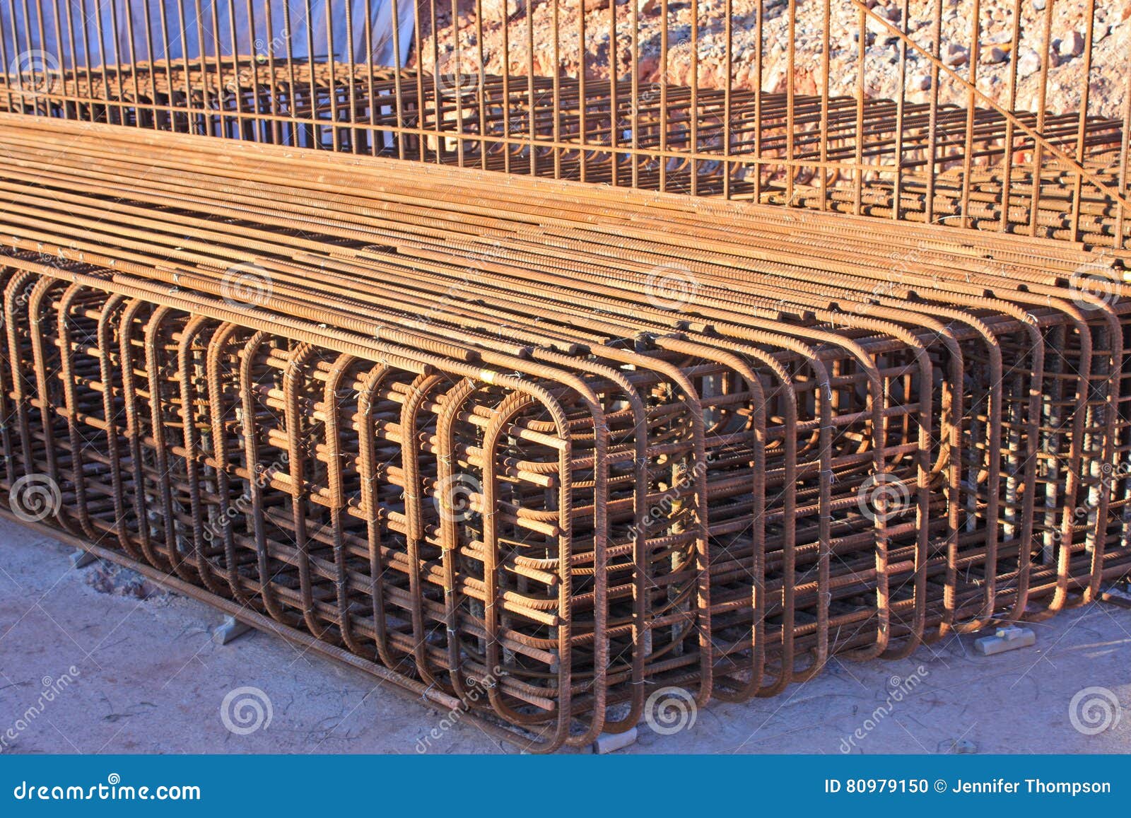 Reinforced steel bars stock photo. Image of reinforced - 80979150