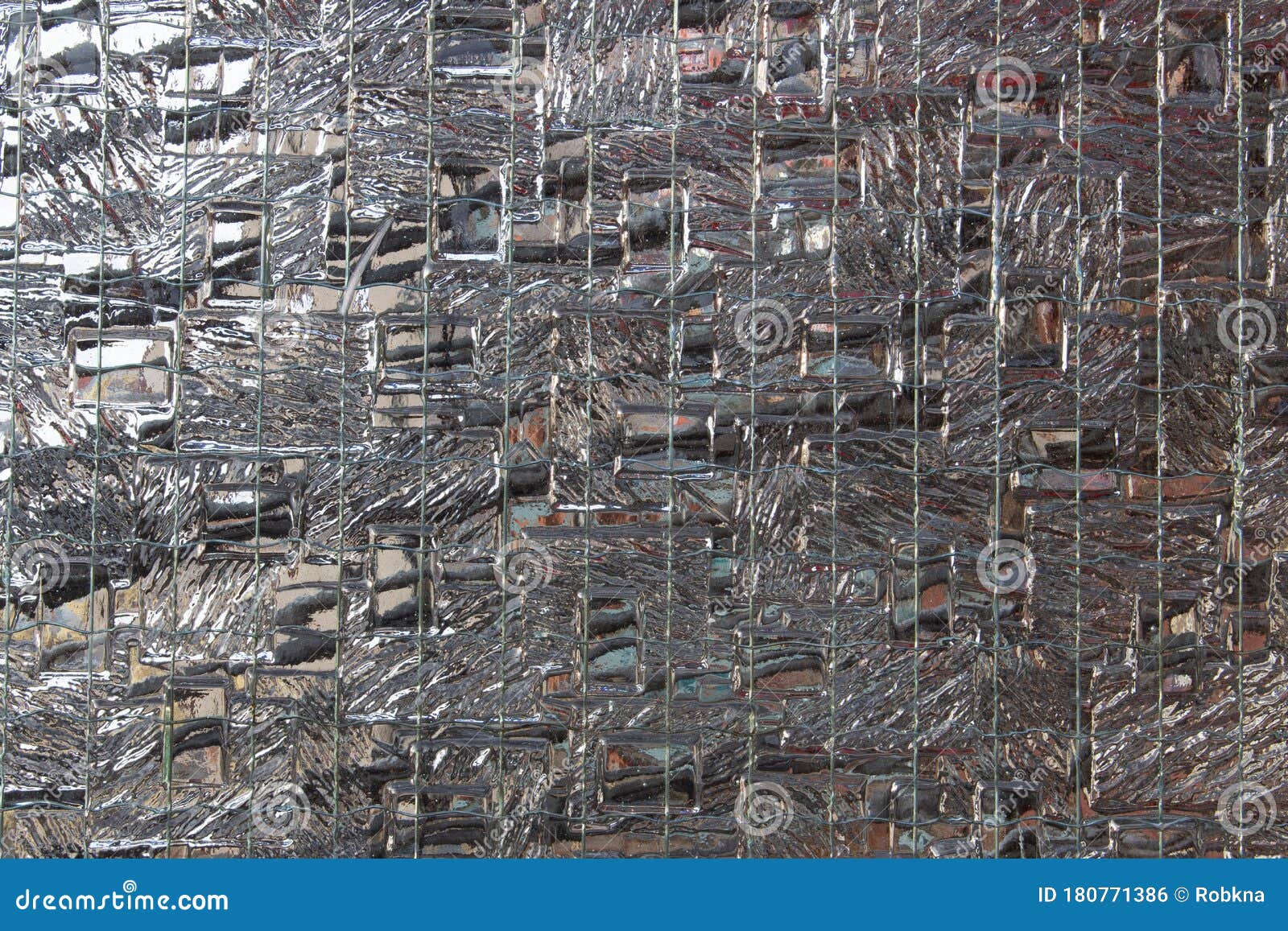 Reinforced Wired Glass Texture Background, Close-up. Royalty-Free Stock ...