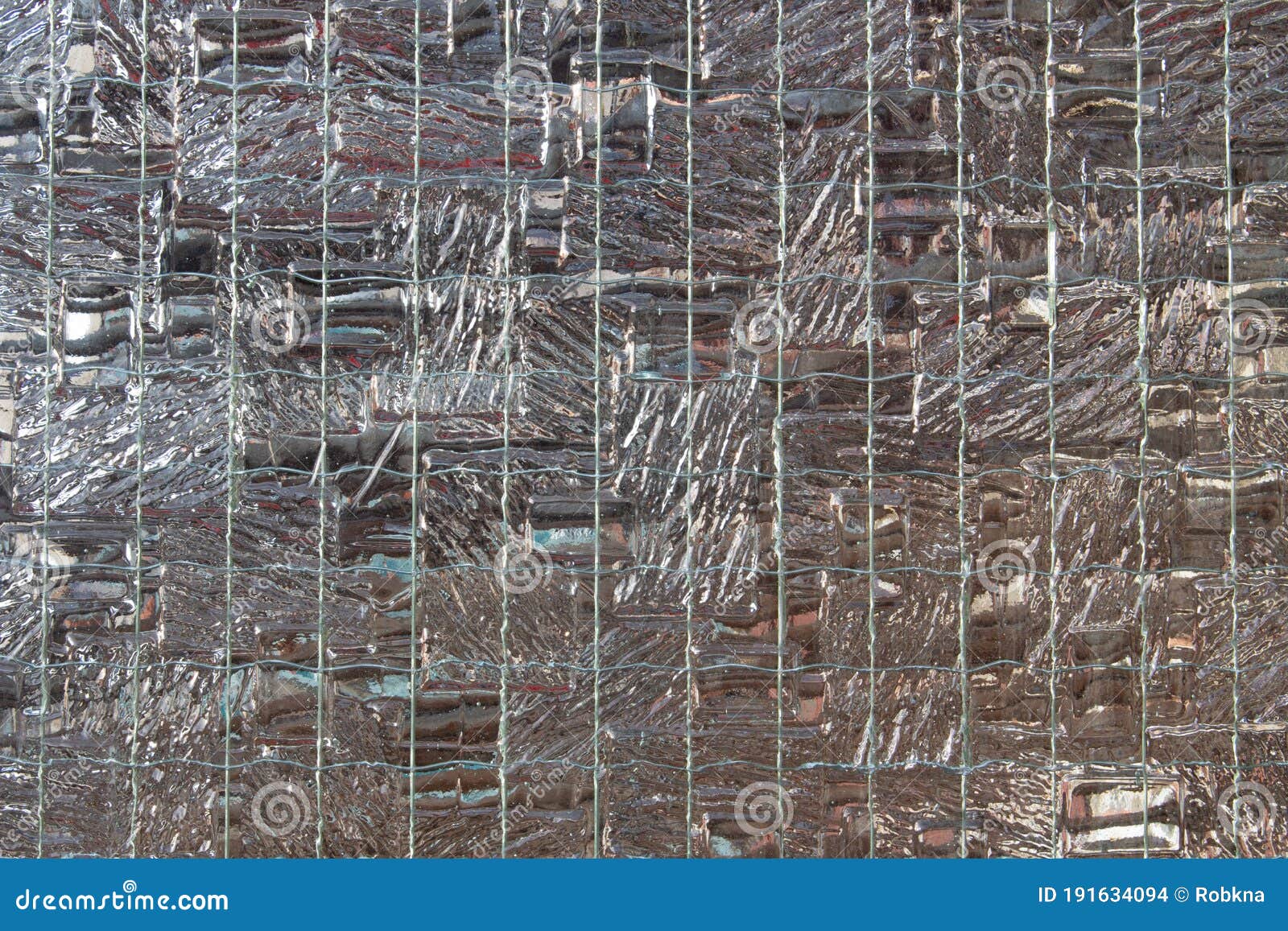 Reinforced Wired Glass Texture Background, Close-up. Royalty-Free Stock ...