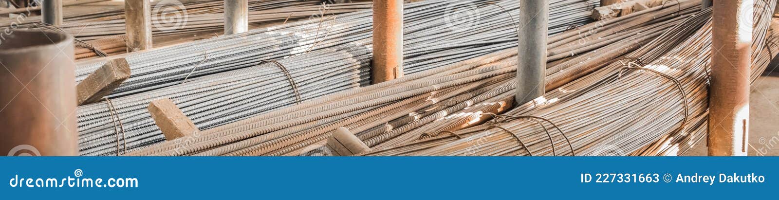 Reinforcement of Concrete Structures on Plant. Armature Storage ...