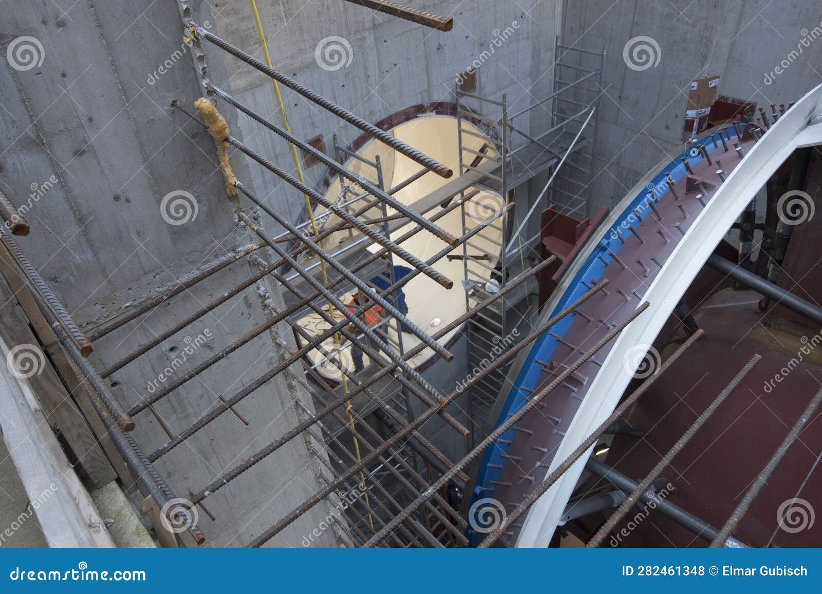 Reinforcement with Construction Steel and Structural Steel Stock Photo ...