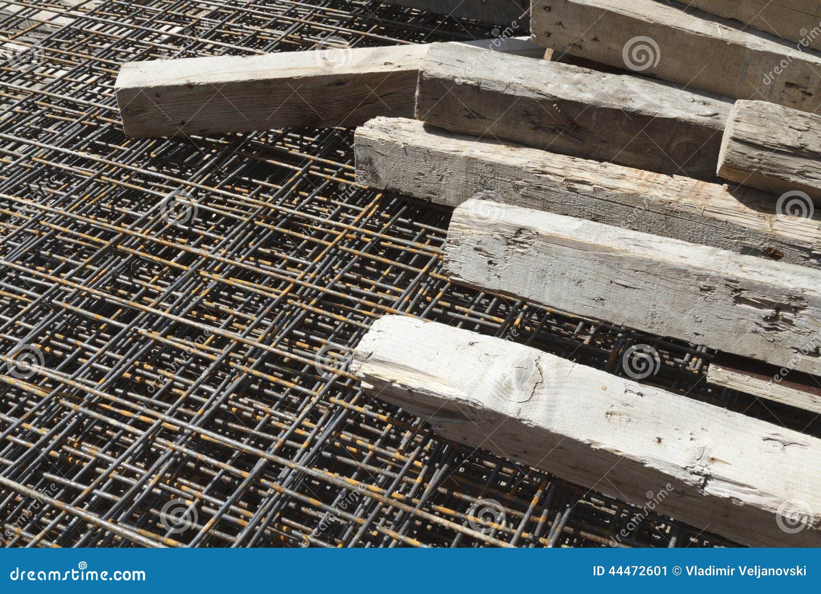 Reinforcement iron stock image. Image of materials, site - 44472601