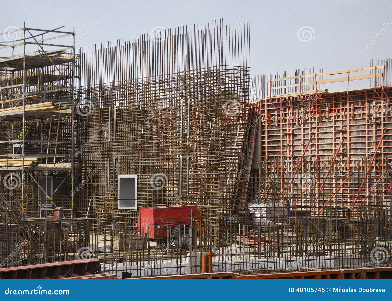 Reinforcement stock photo. Image of construction, iron - 40105746