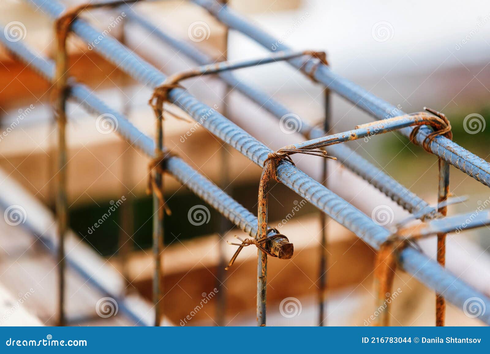 Reinforcement Mesh for Concrete Screed Stock Photo - Image of flat ...