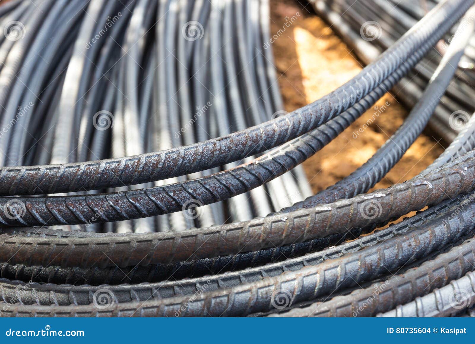 Reinforcement steel bars stock photo. Image of compression - 80735604