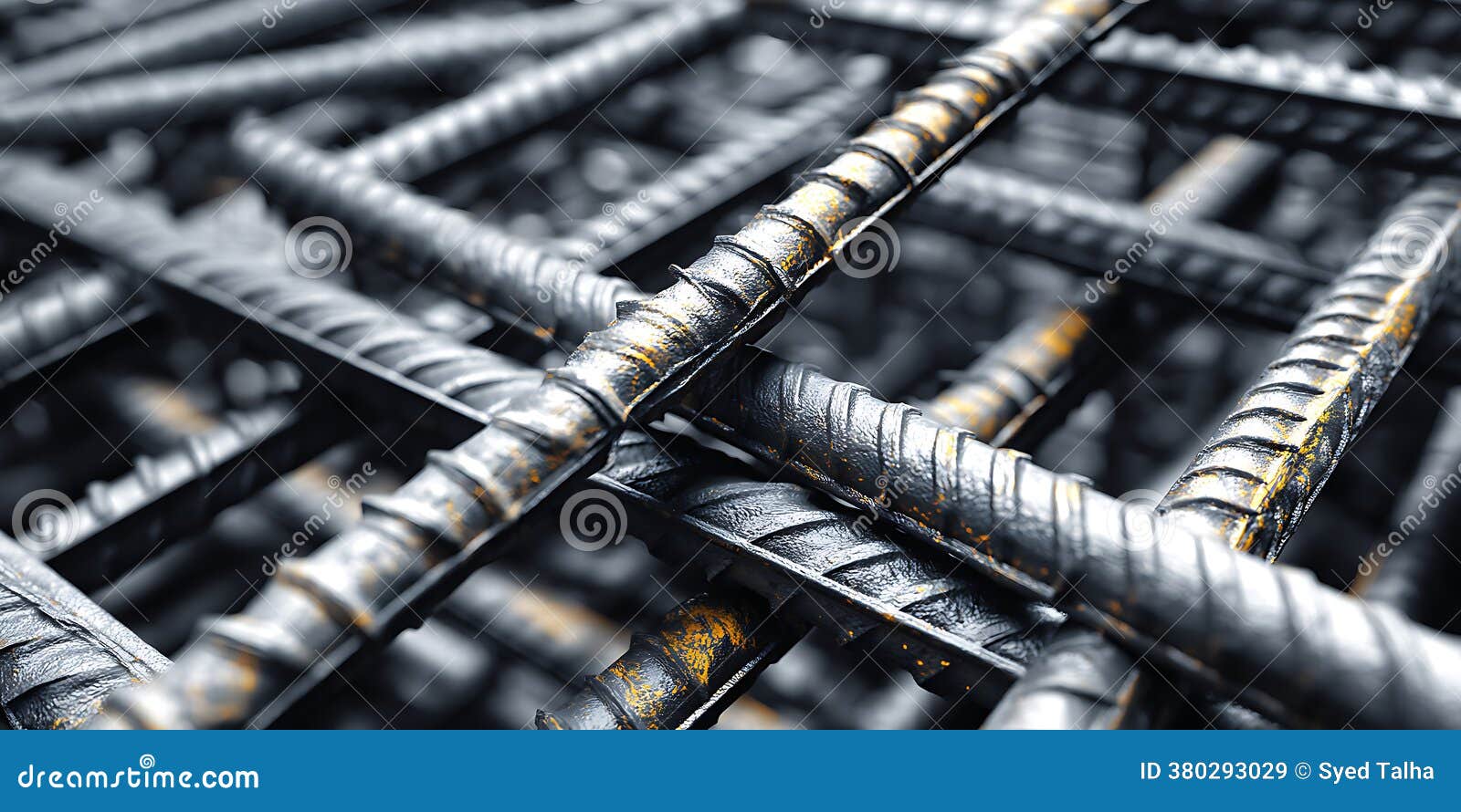 Rebar Texture. Reinforcement Steel Rod. Rusty Rebar For Concrete ...