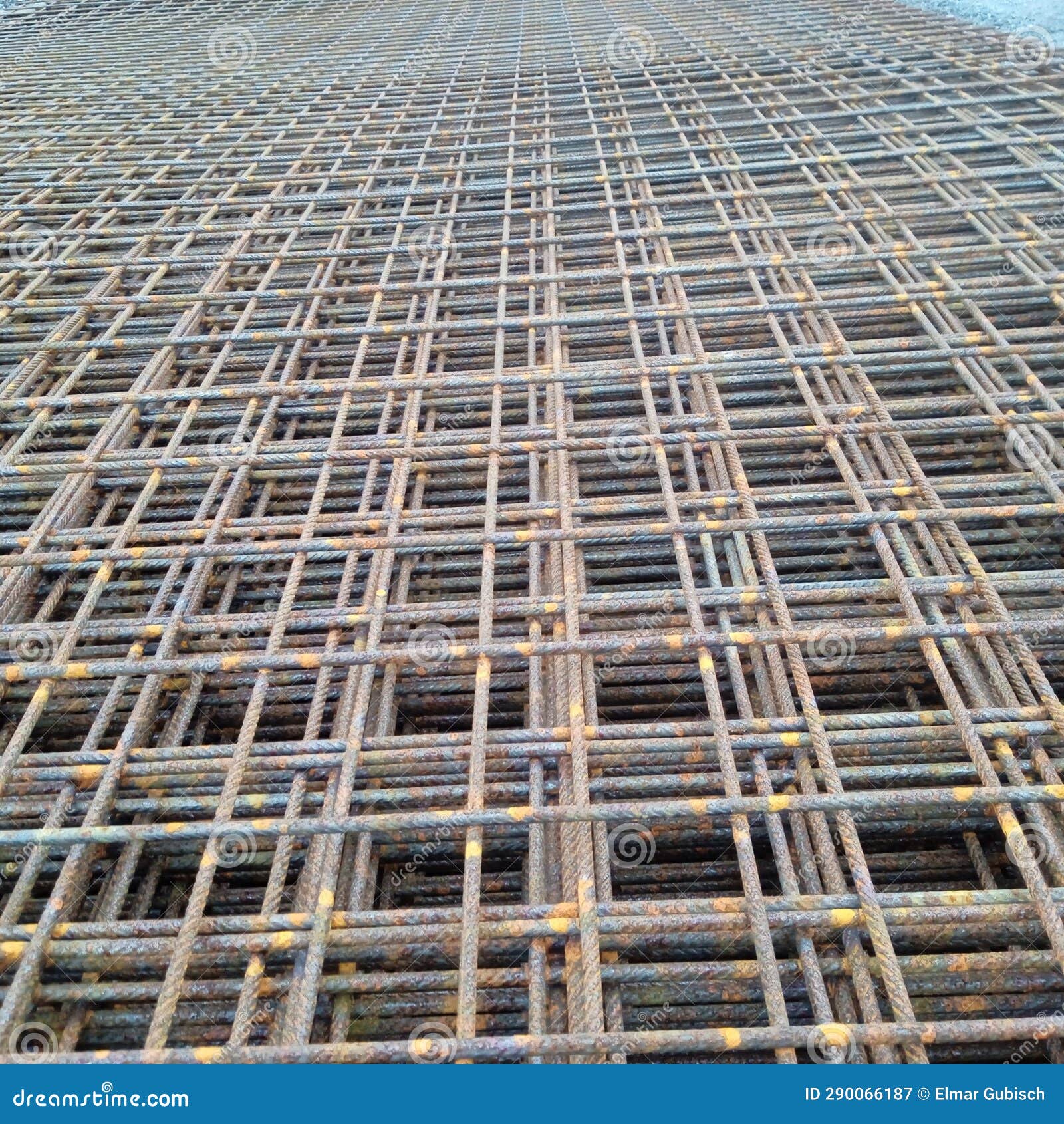 Reinforcement and Structural Steel in Construction Stock Image - Image ...