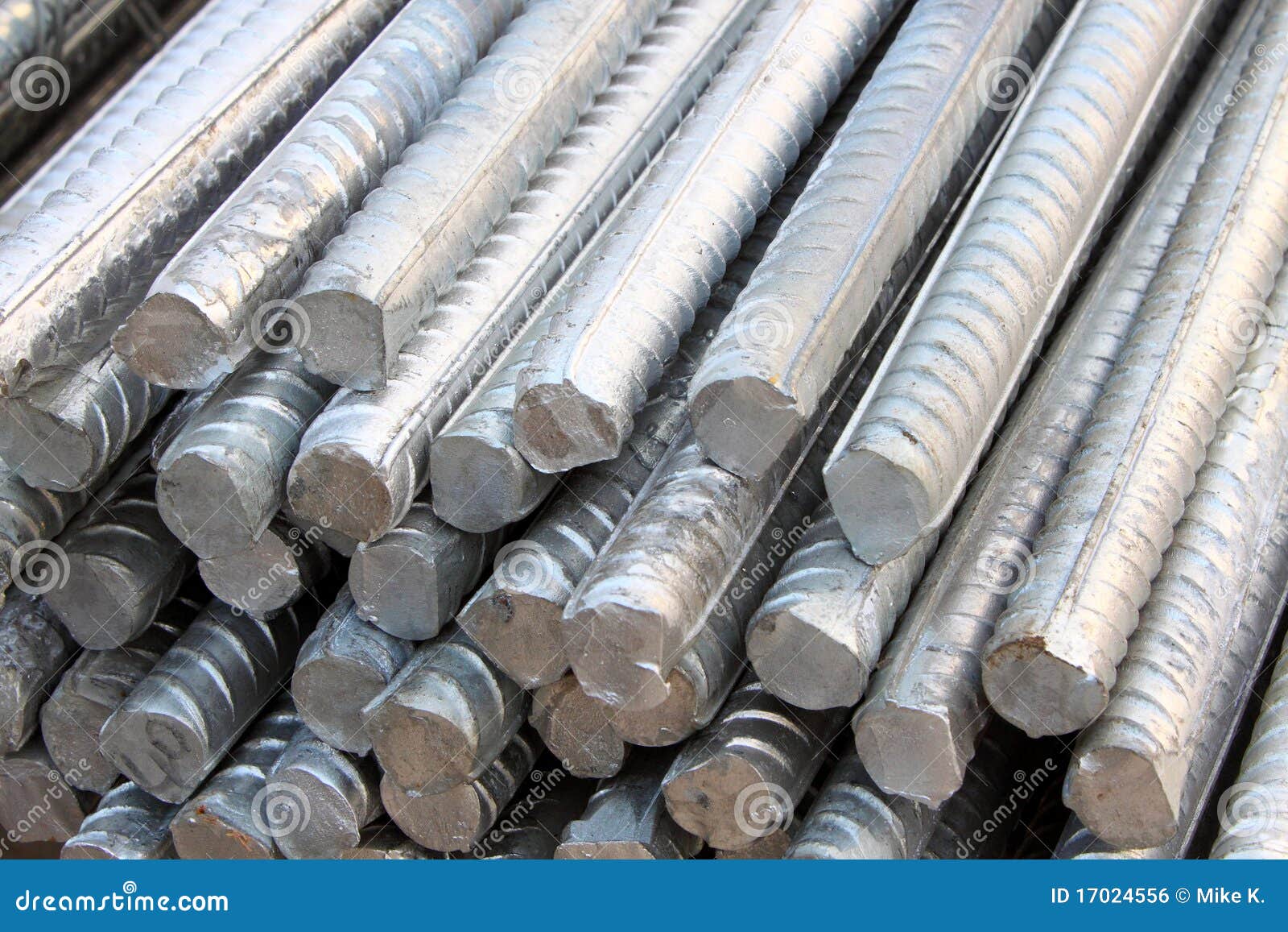 Reinforcing Bar stock photo. Image of lines, iron, loading - 17024556