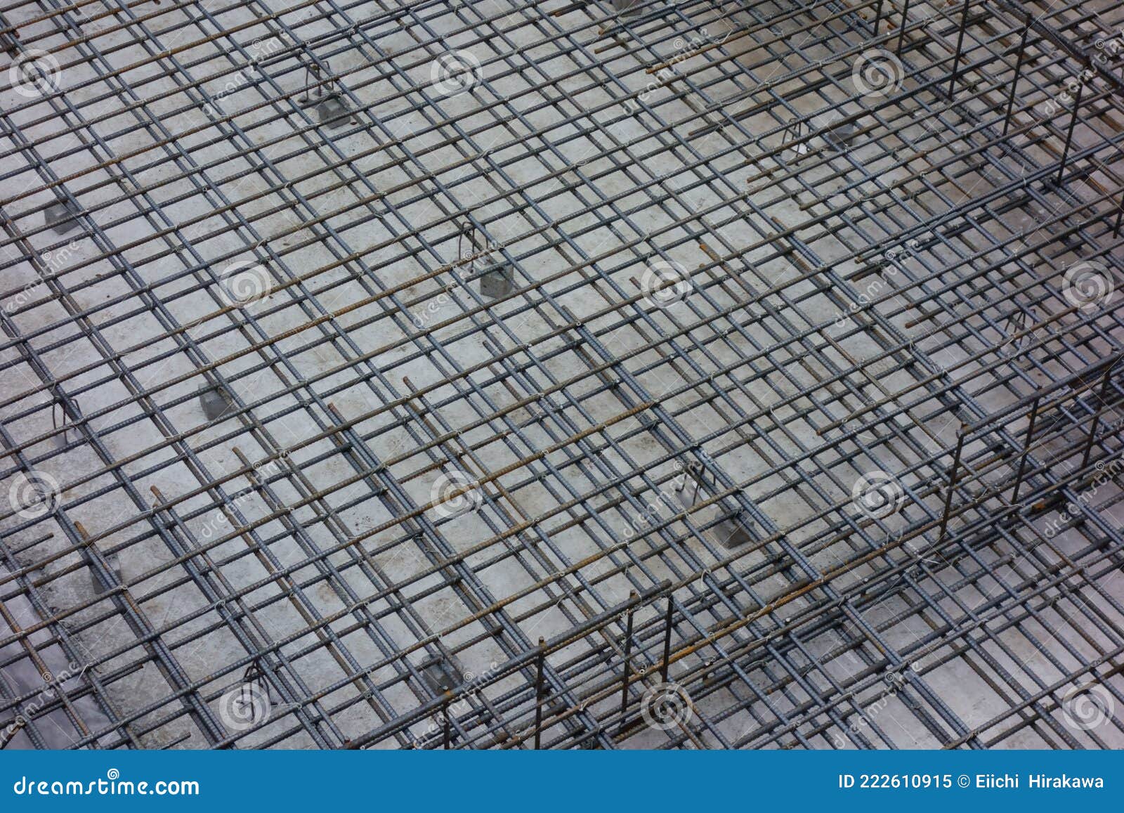Reinforcing Bar Combination Work Pattern of Foundation Work of ...