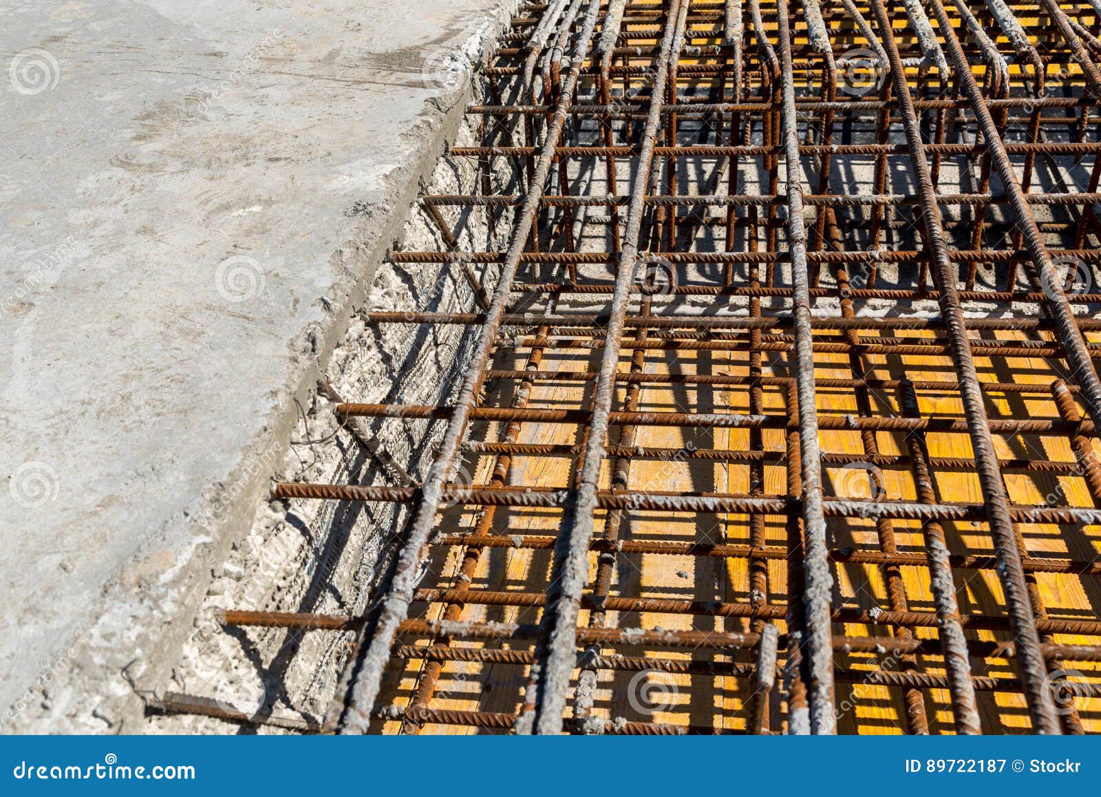Reinforcing bars stock image. Image of construction, bars - 89722187