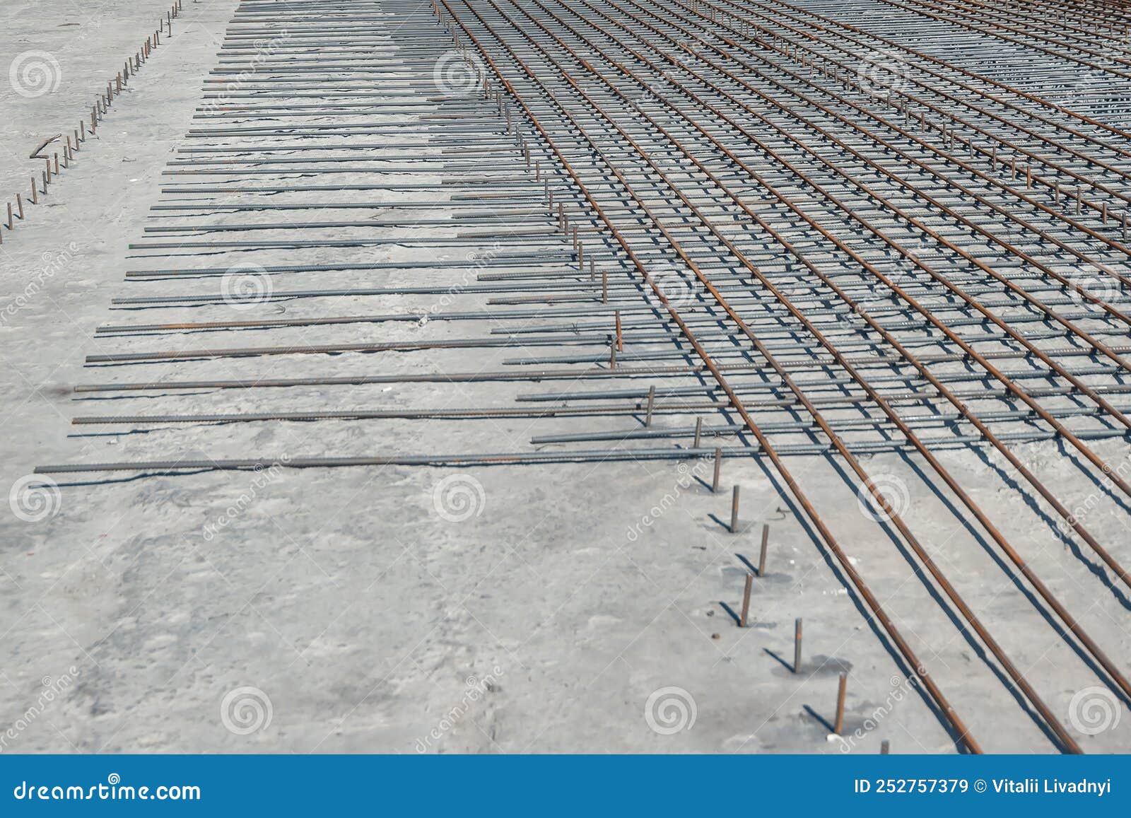 Reinforcing Frame for Bridge Stock Image - Image of equipment, bridge ...