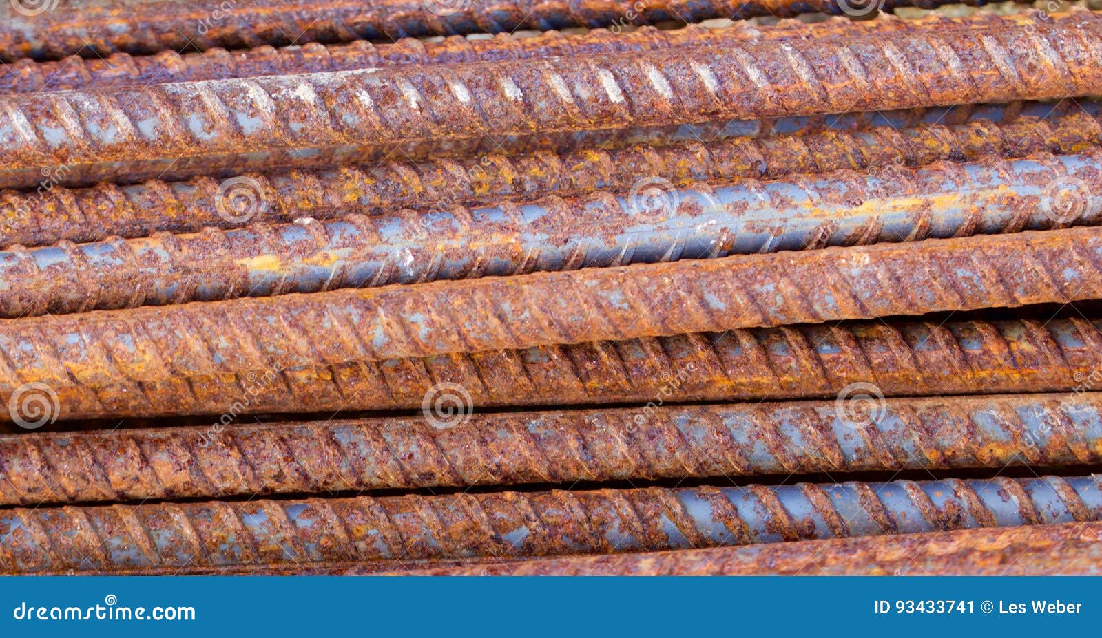 Reinforcing Rods Horizontal Stock Image - Image of metallic, construct ...