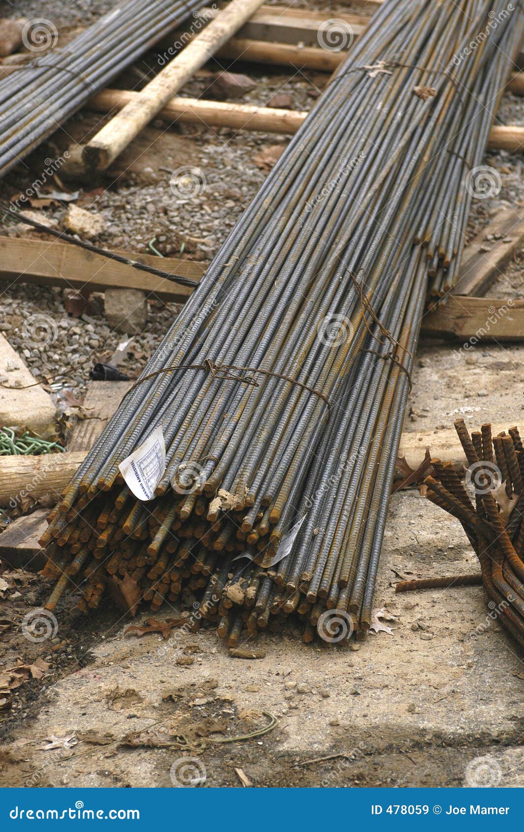Reinforcing steel stock image. Image of reinforcement, iron - 478059