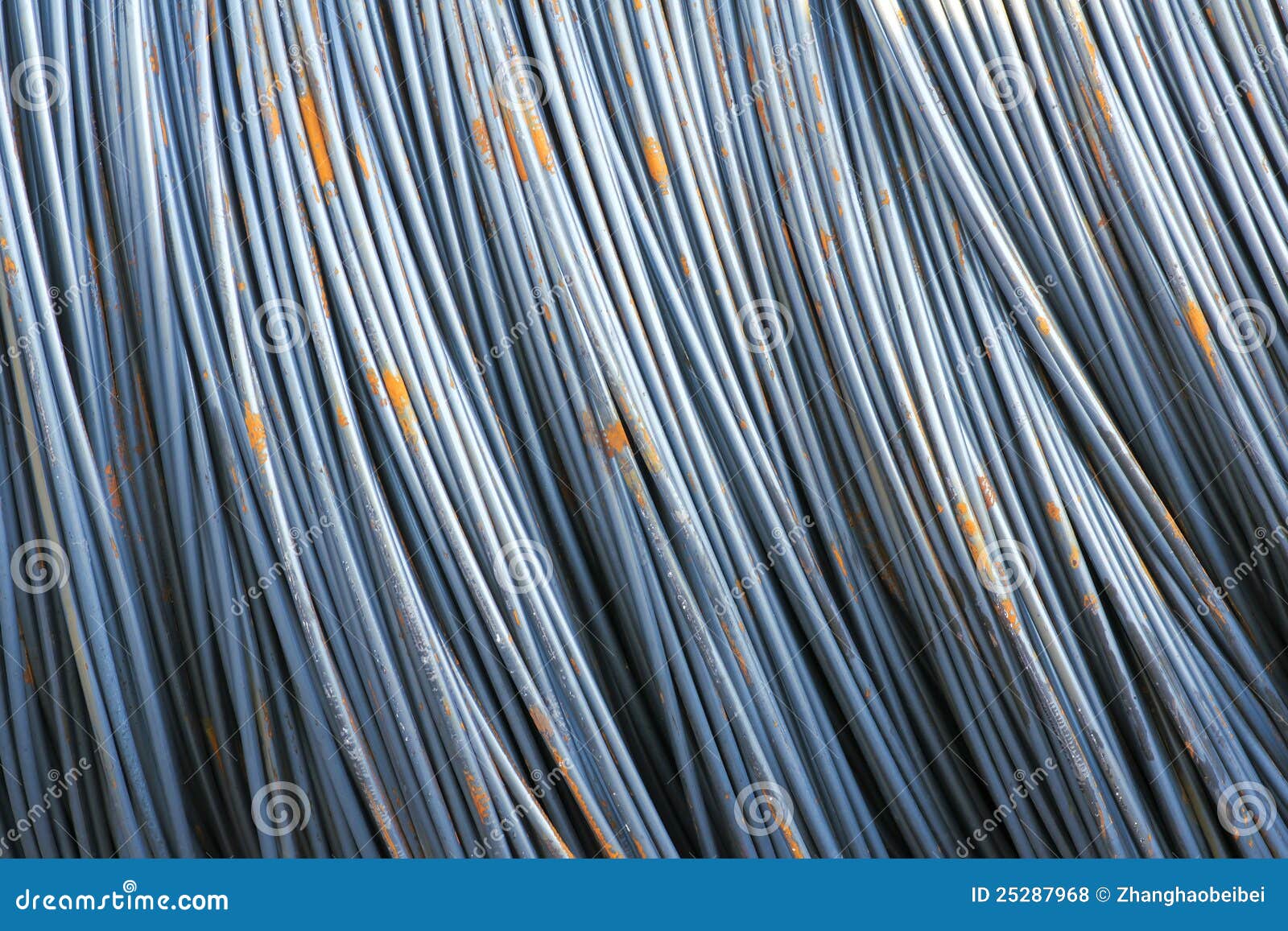 Reinforcing steel bar stock photo. Image of wire, fixture - 25287968