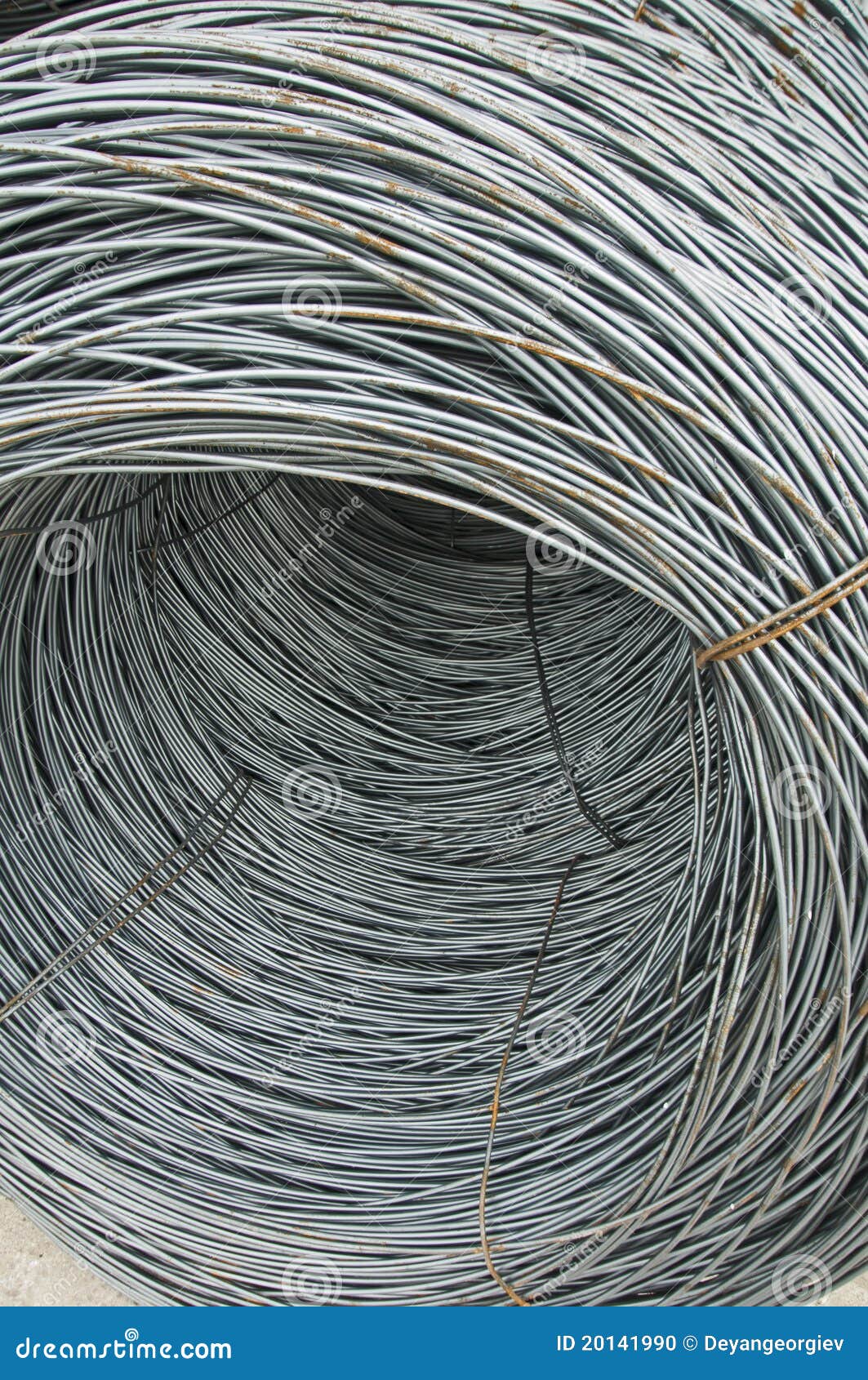 Reinforcing steel bars stock photo. Image of compound - 20141990