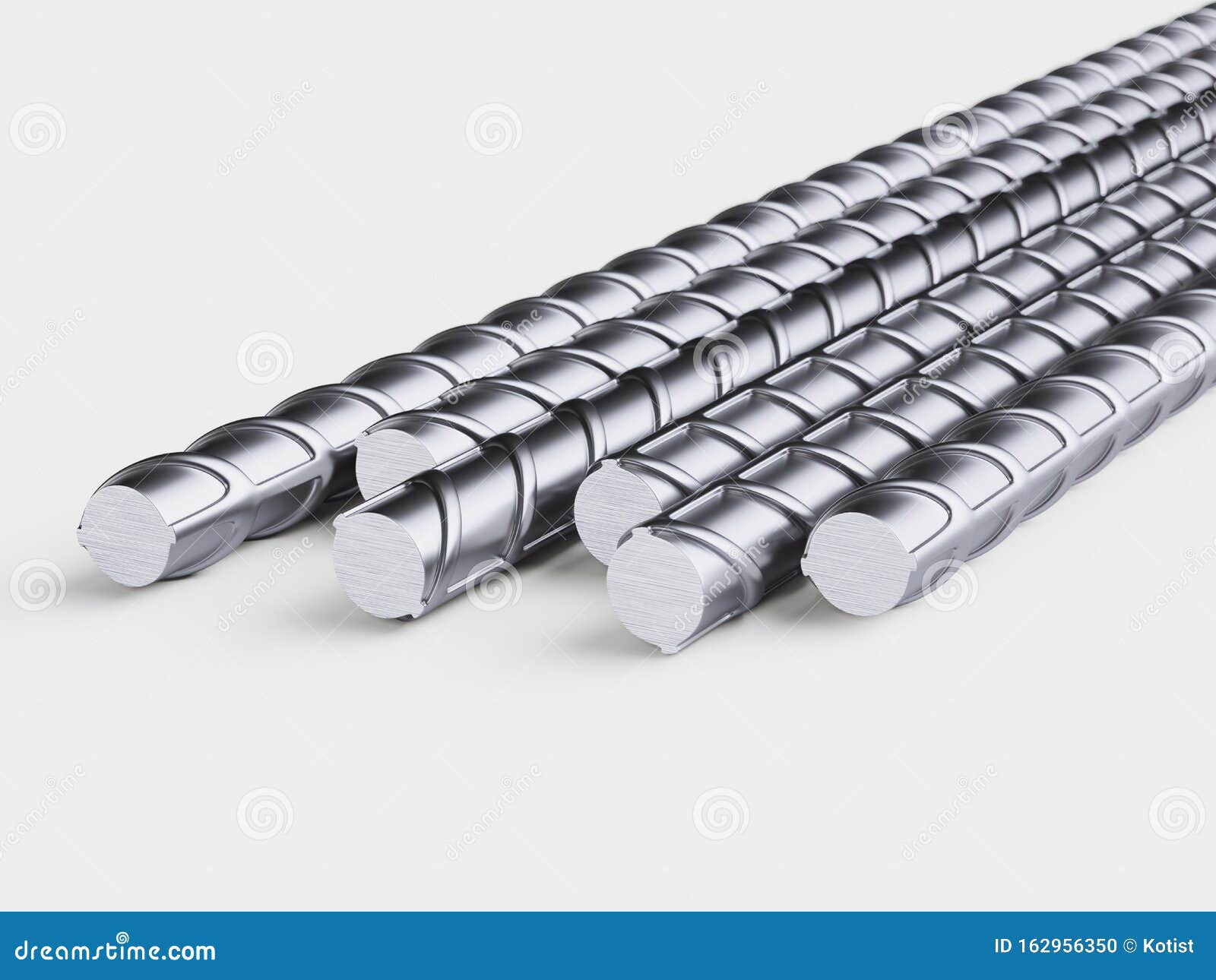 Reinforcing steel bars stock illustration. Illustration of engineering ...
