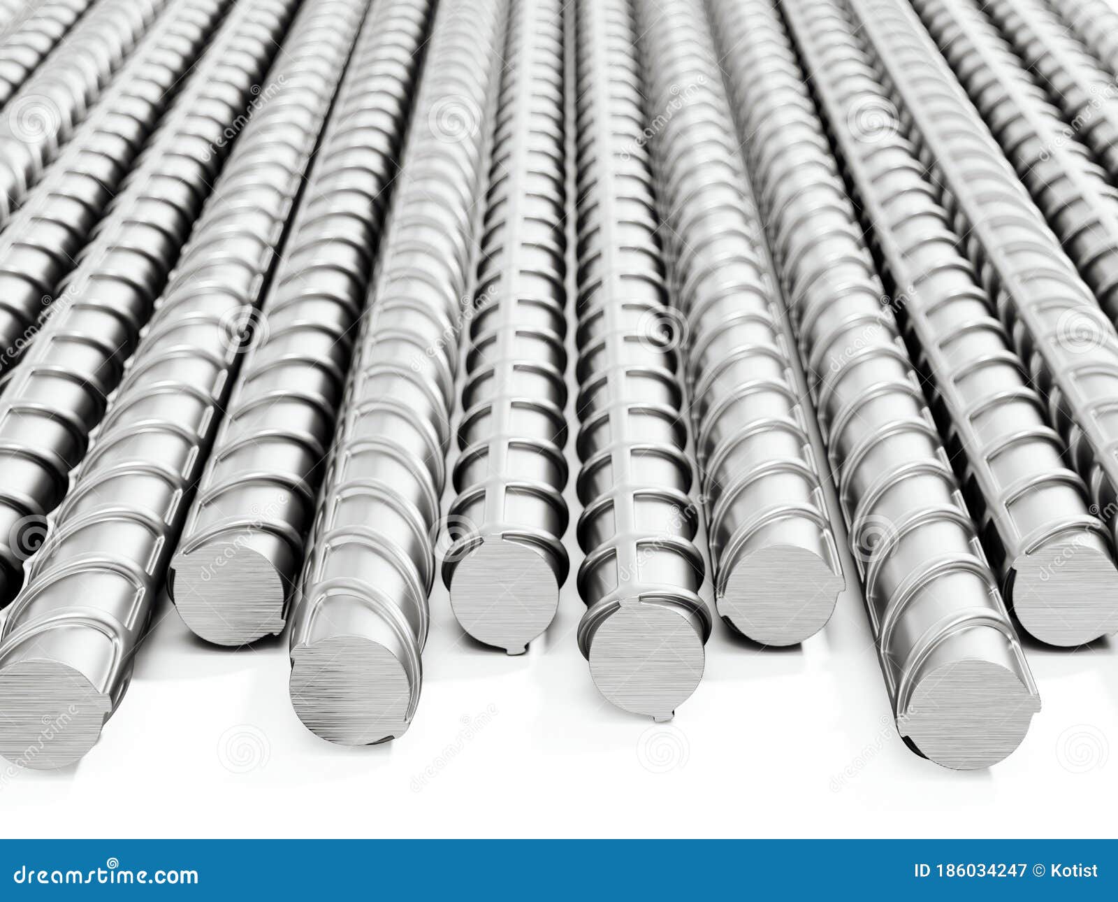 Reinforcing steel bars stock illustration. Illustration of profile ...