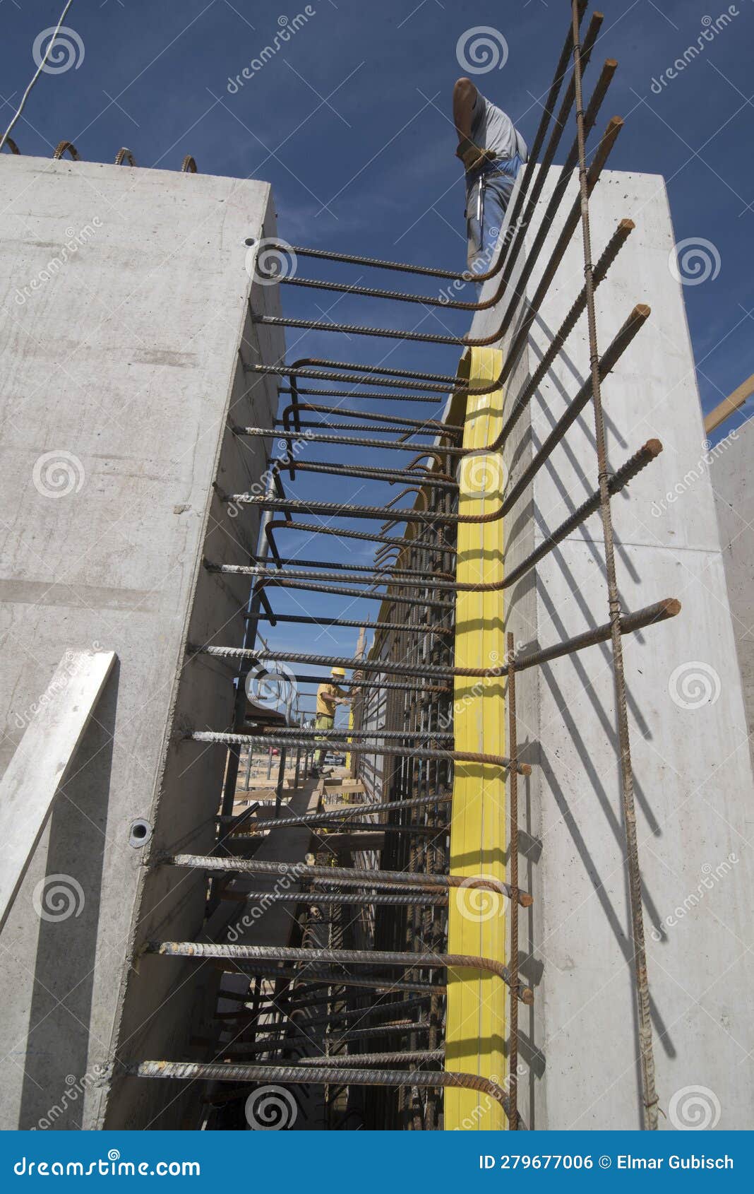 Reinforcing Steel or Construction Steel for Building Stock Photo ...
